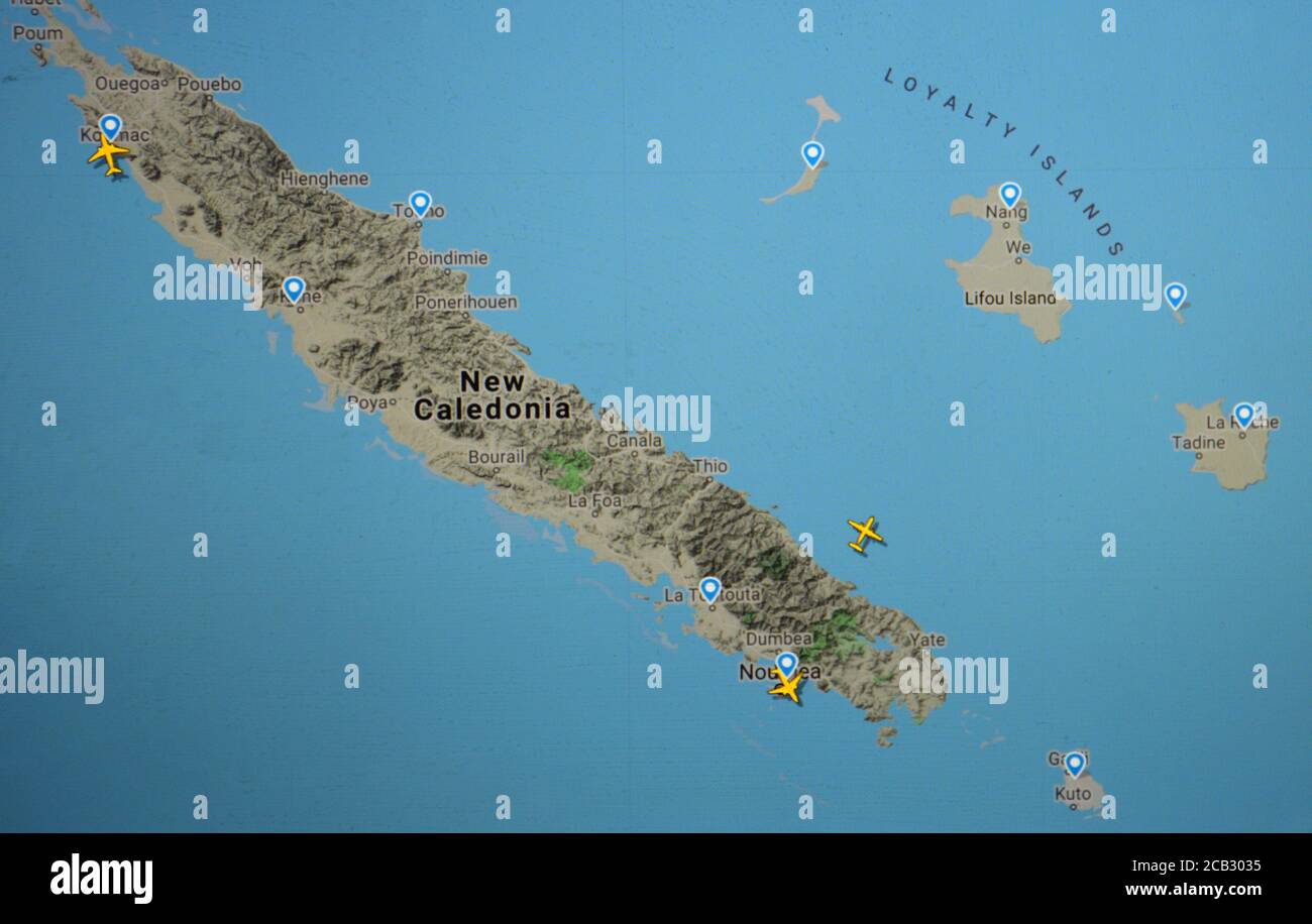 Pacific pines map hi-res stock photography and images - Alamy