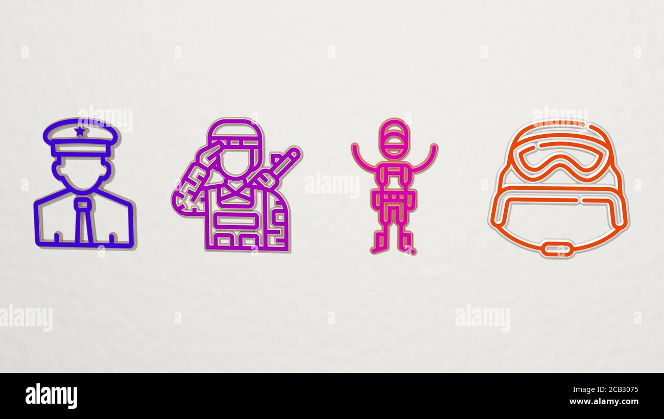 American military personnel set hi-res stock photography and images - Alamy