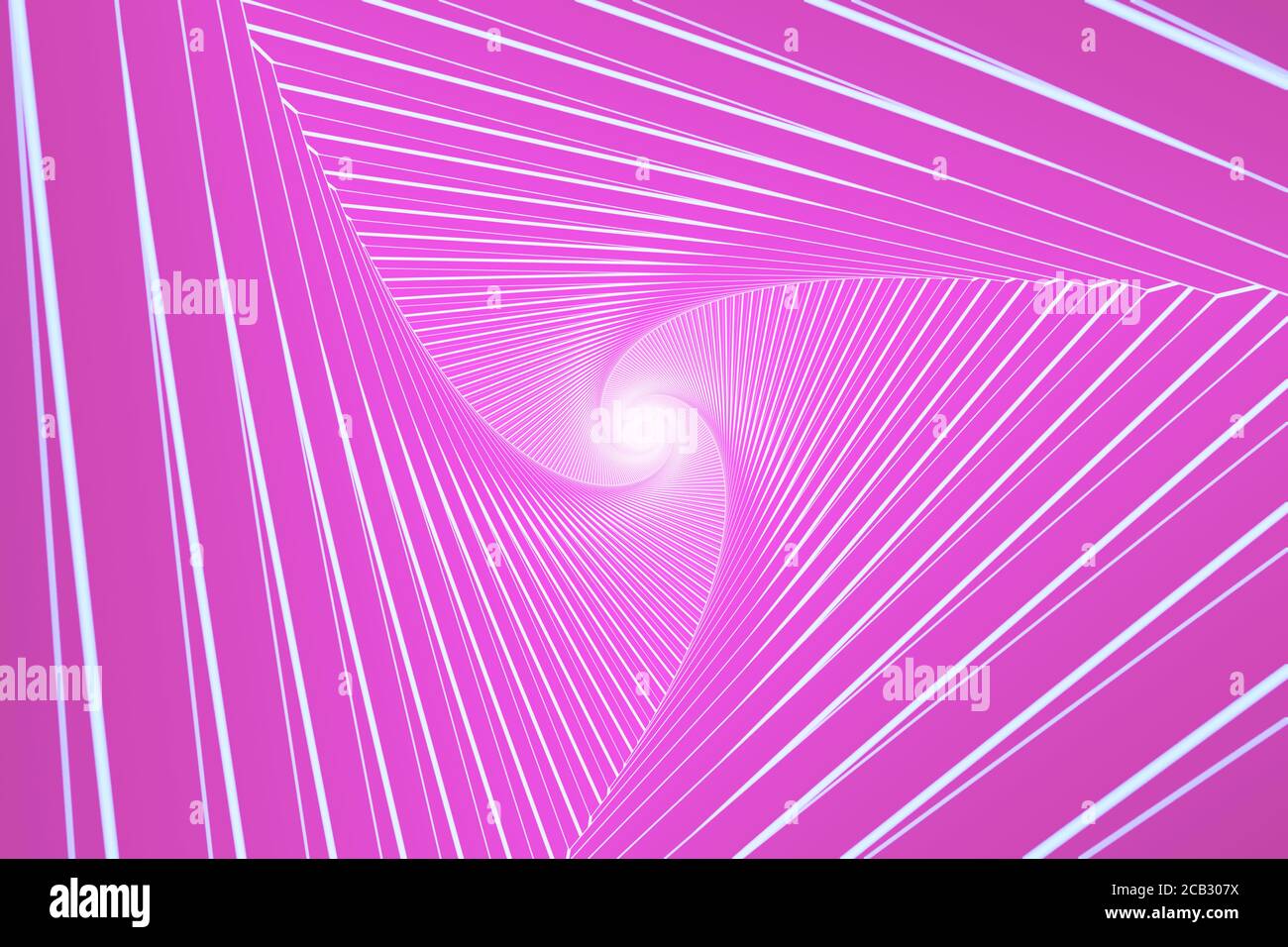 Tunnel image, 3D line drawing, rendering Stock Photo - Alamy
