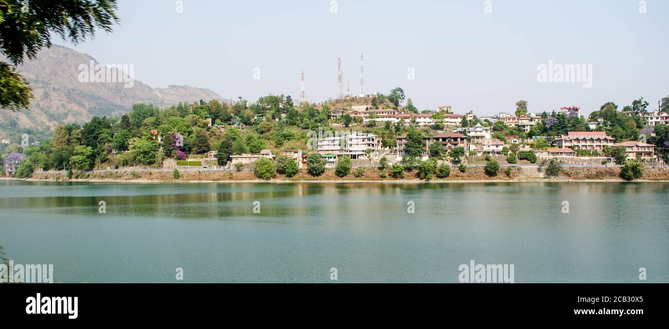 Beautiful Bhimtal Lake is a lake in the town of Bhimtal, in the Indian ...