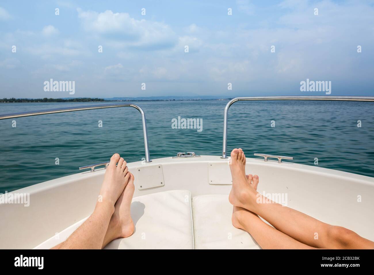 Human feet and boat hi-res stock photography and images - Alamy