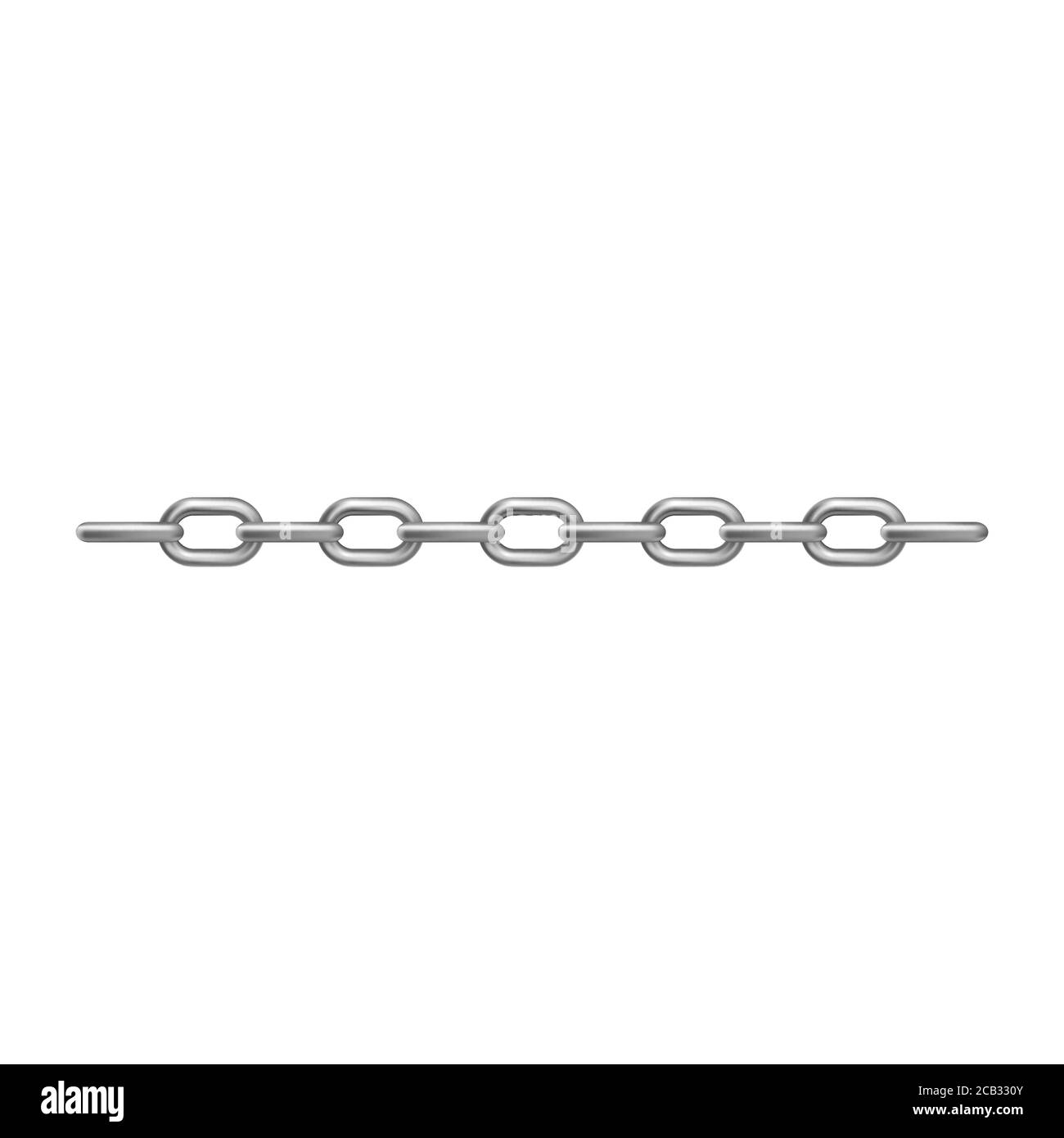 Metal chain for trendy flat style for graphic design, web-site. Stock ...