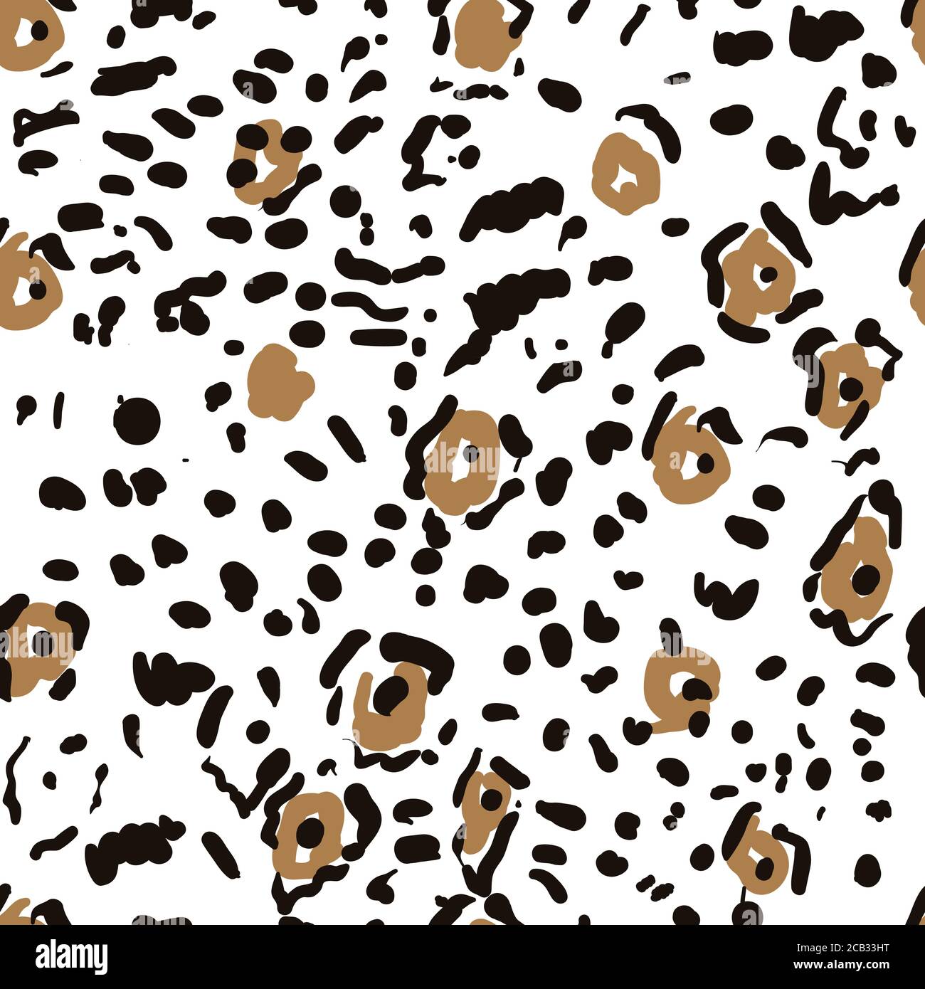 Leopard spotted texture Seamless pattern Stock Vector Image & Art - Alamy