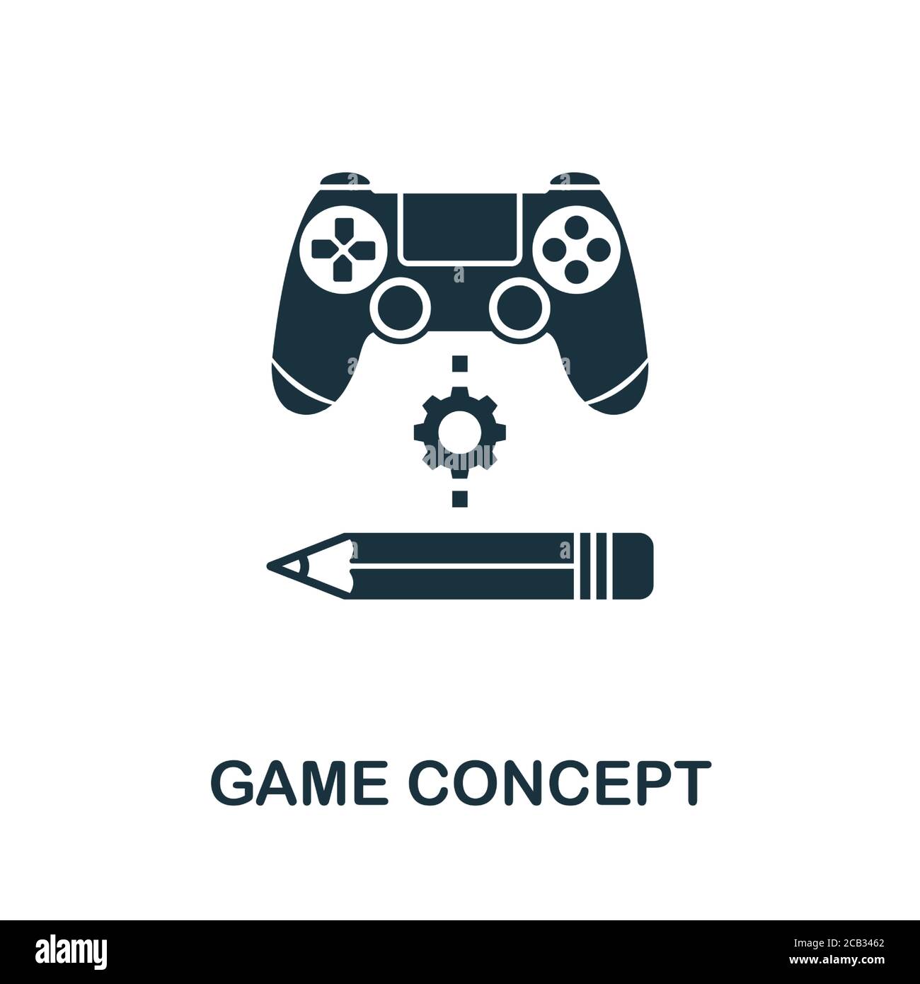 Game Concept icon. Simple element from game development collection ...