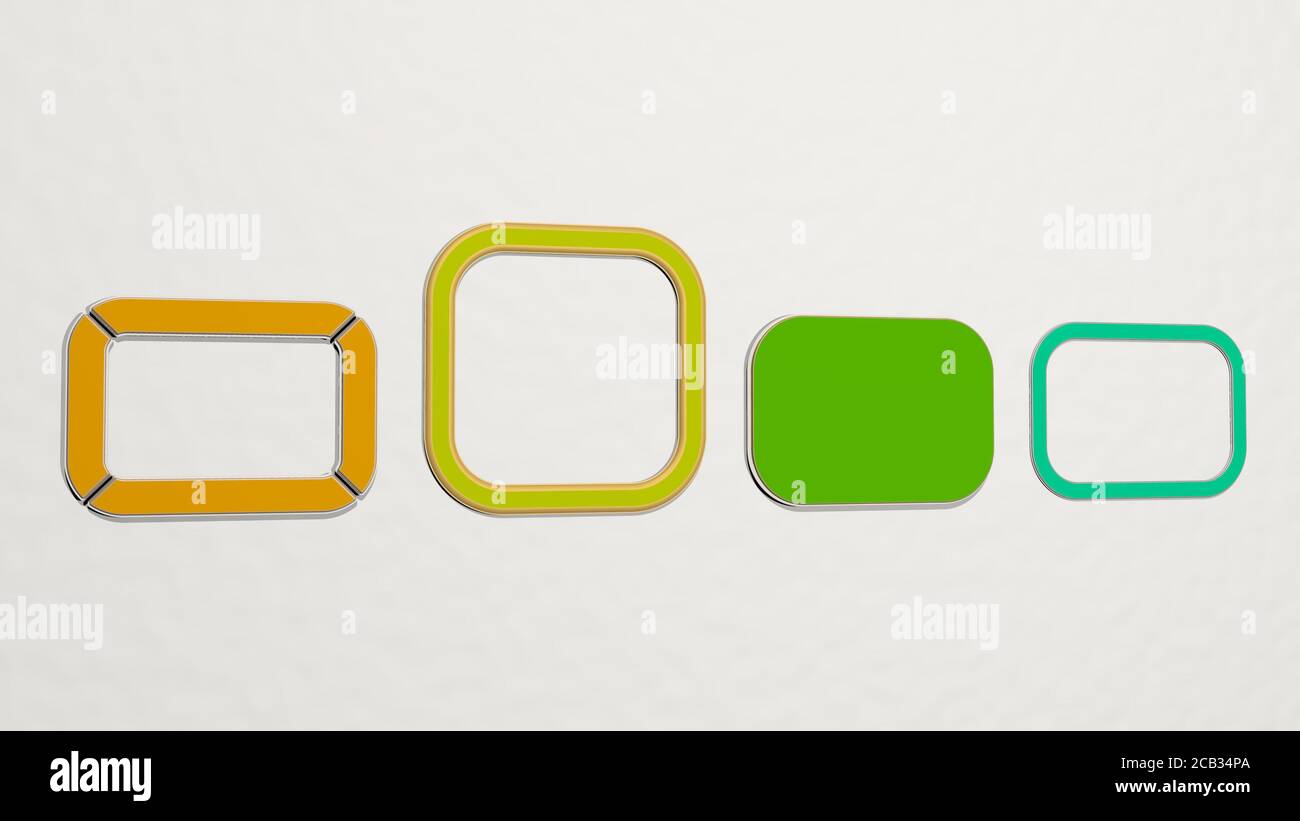 Rounded Rectangle 3d