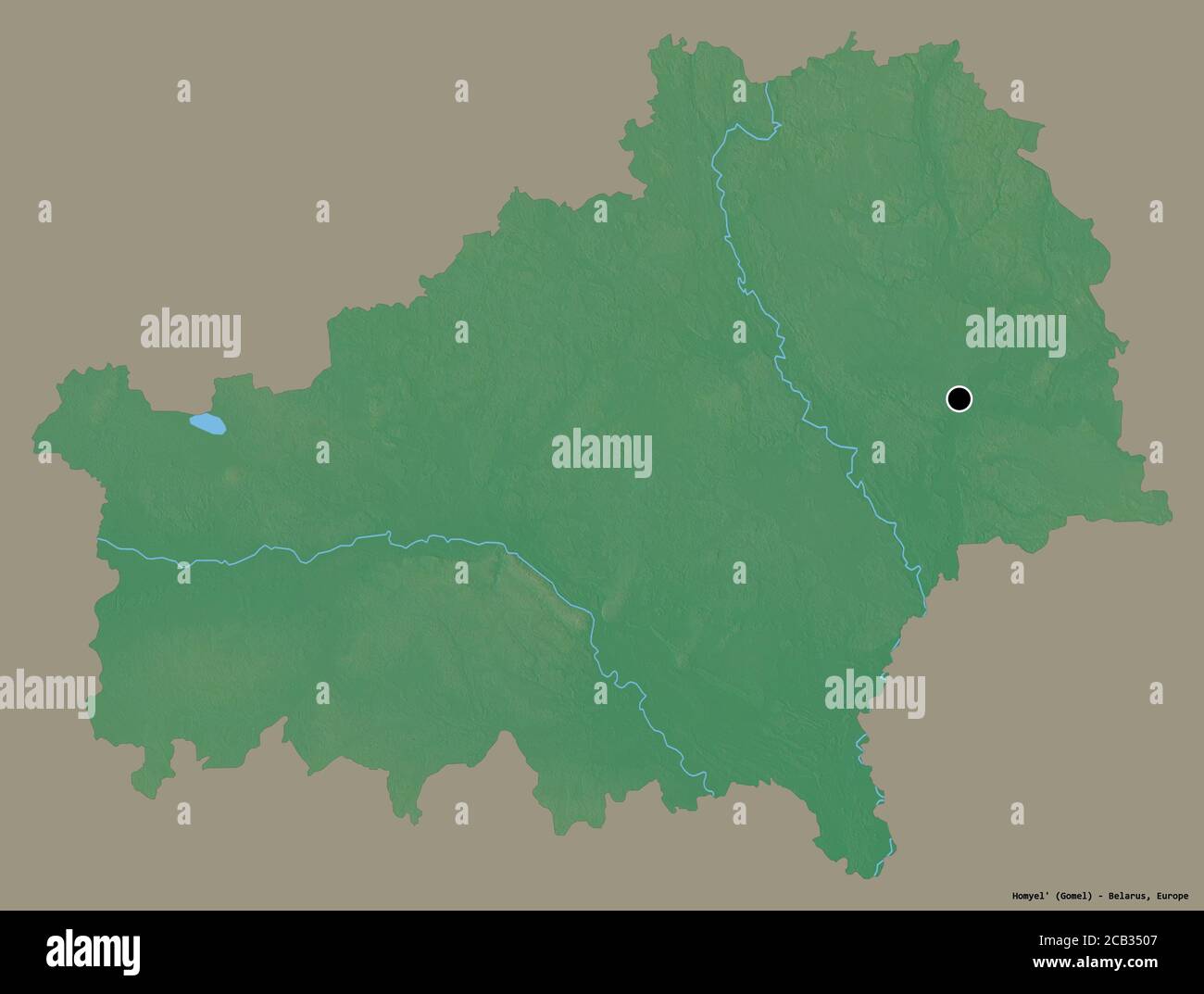 Map of homyel hi-res stock photography and images - Alamy
