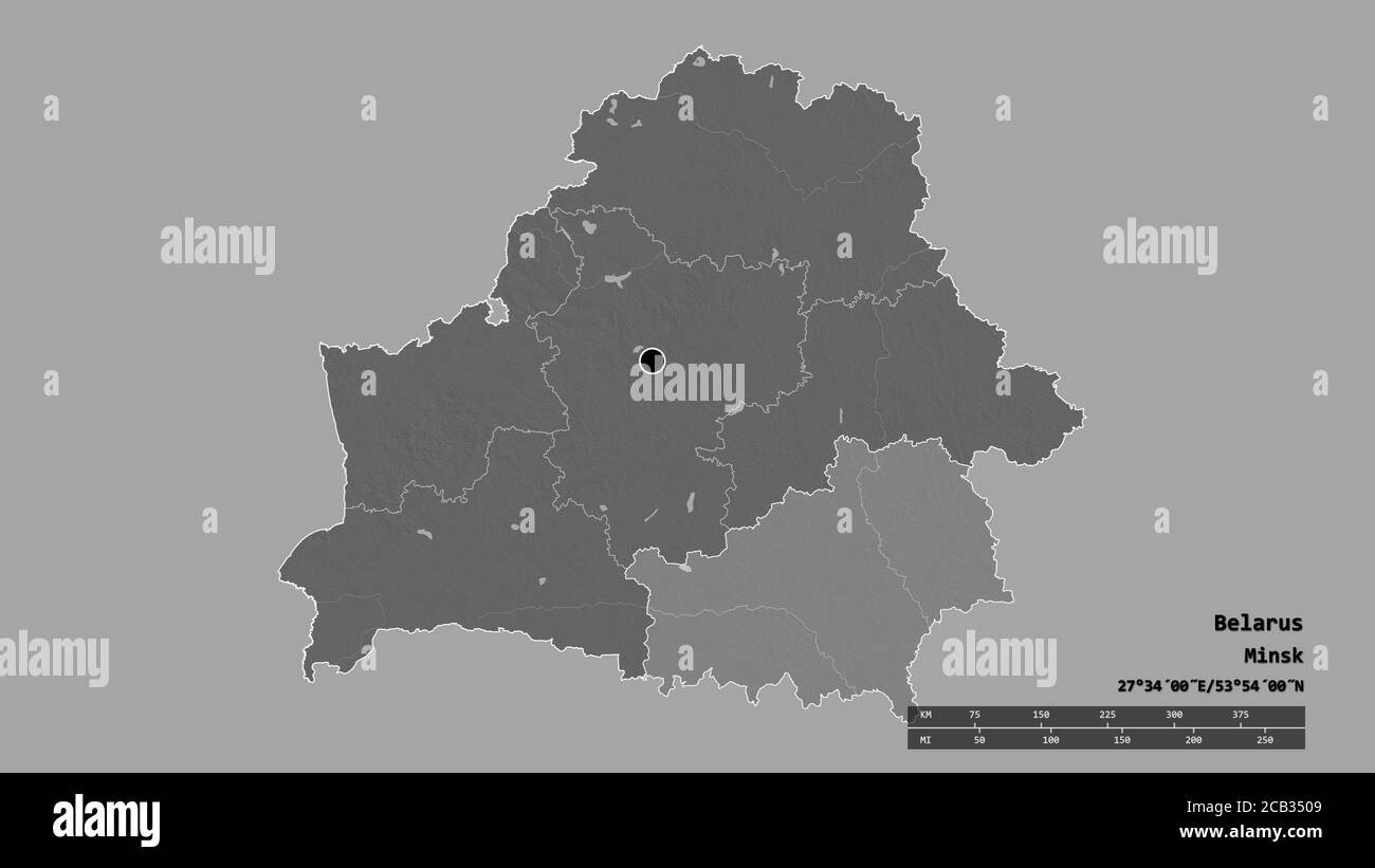 Map of homyel hi-res stock photography and images - Alamy