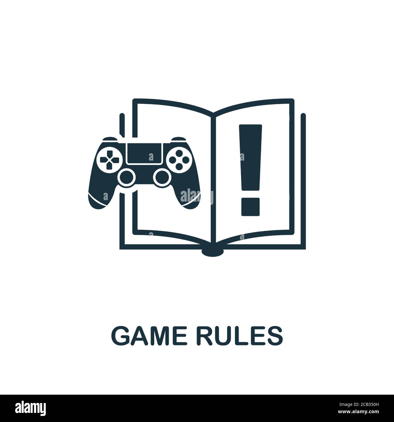 Game Rules icon. Simple element from game development collection ...