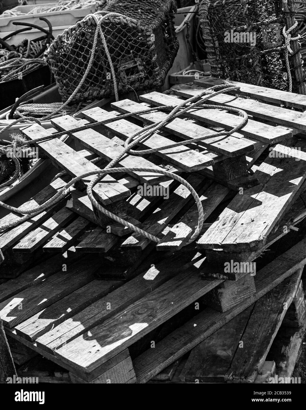 Pallet Black and White Stock Photos & Images - Alamy