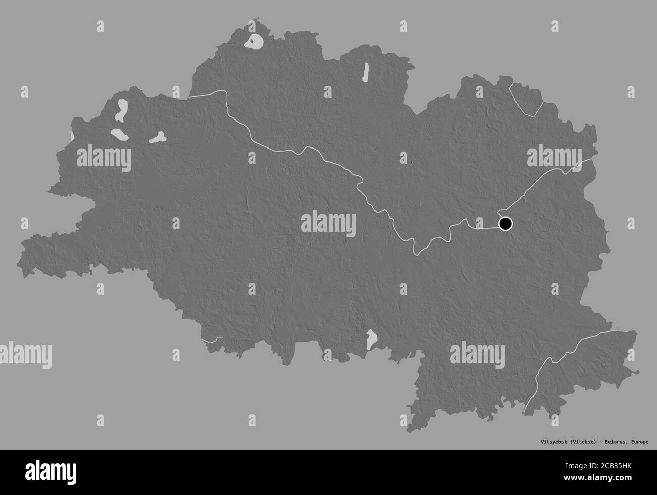 Vitebsk on a map hi-res stock photography and images - Alamy