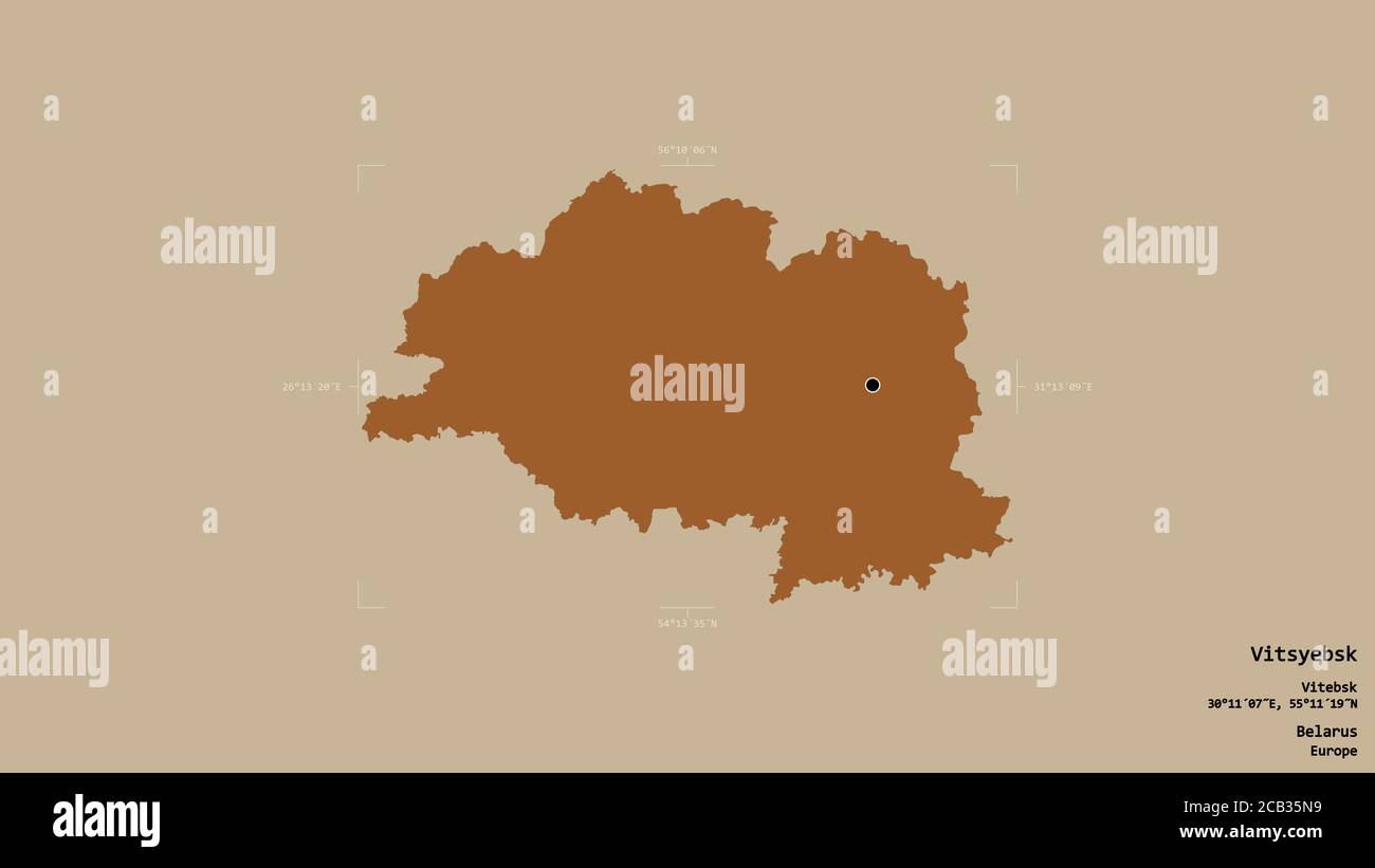 Vitebsk on a map hi-res stock photography and images - Alamy