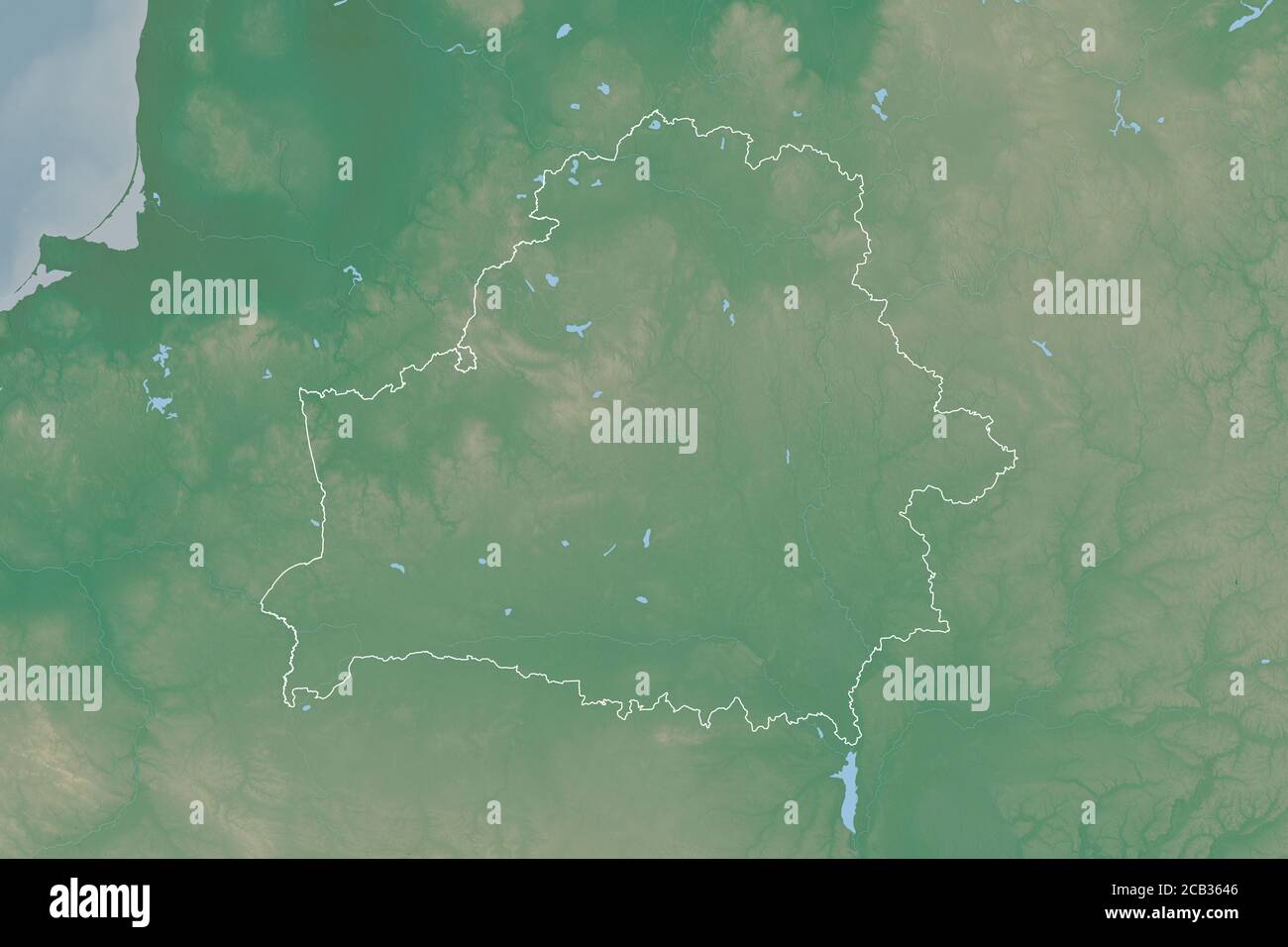 Belarus relief map hi-res stock photography and images - Alamy