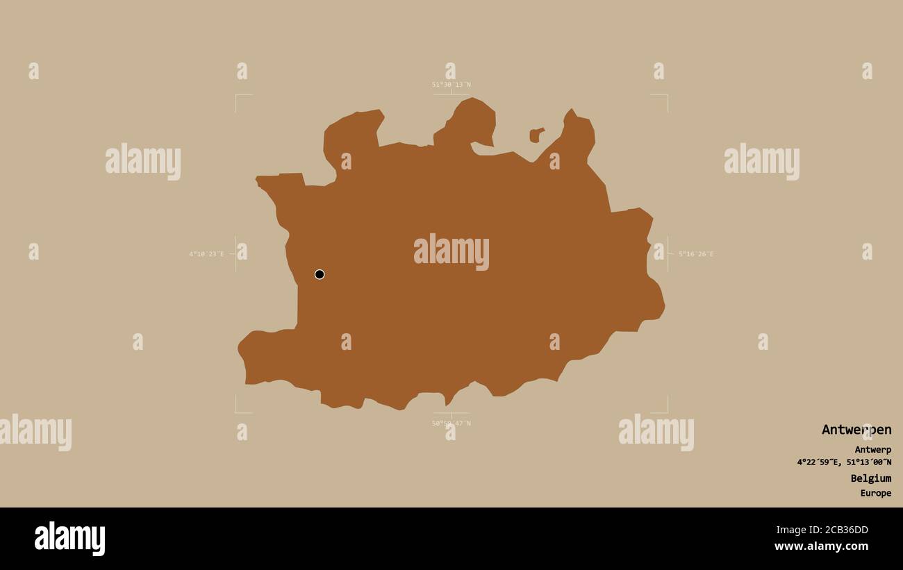 Antwerp area map hi-res stock photography and images - Alamy