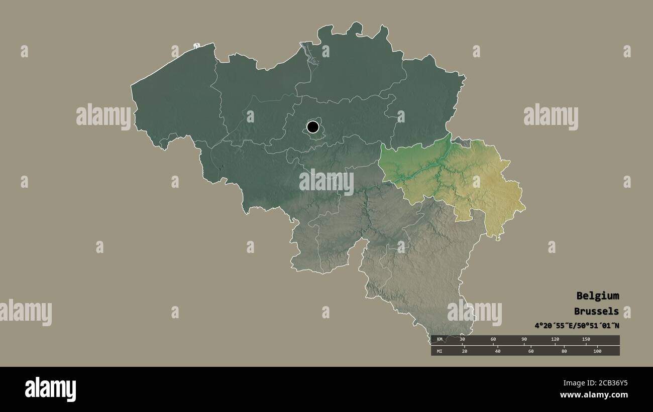 Liege area map hi-res stock photography and images - Alamy