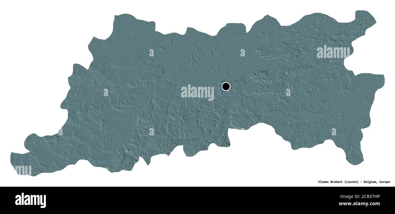 Flemish brabant map hi-res stock photography and images - Alamy