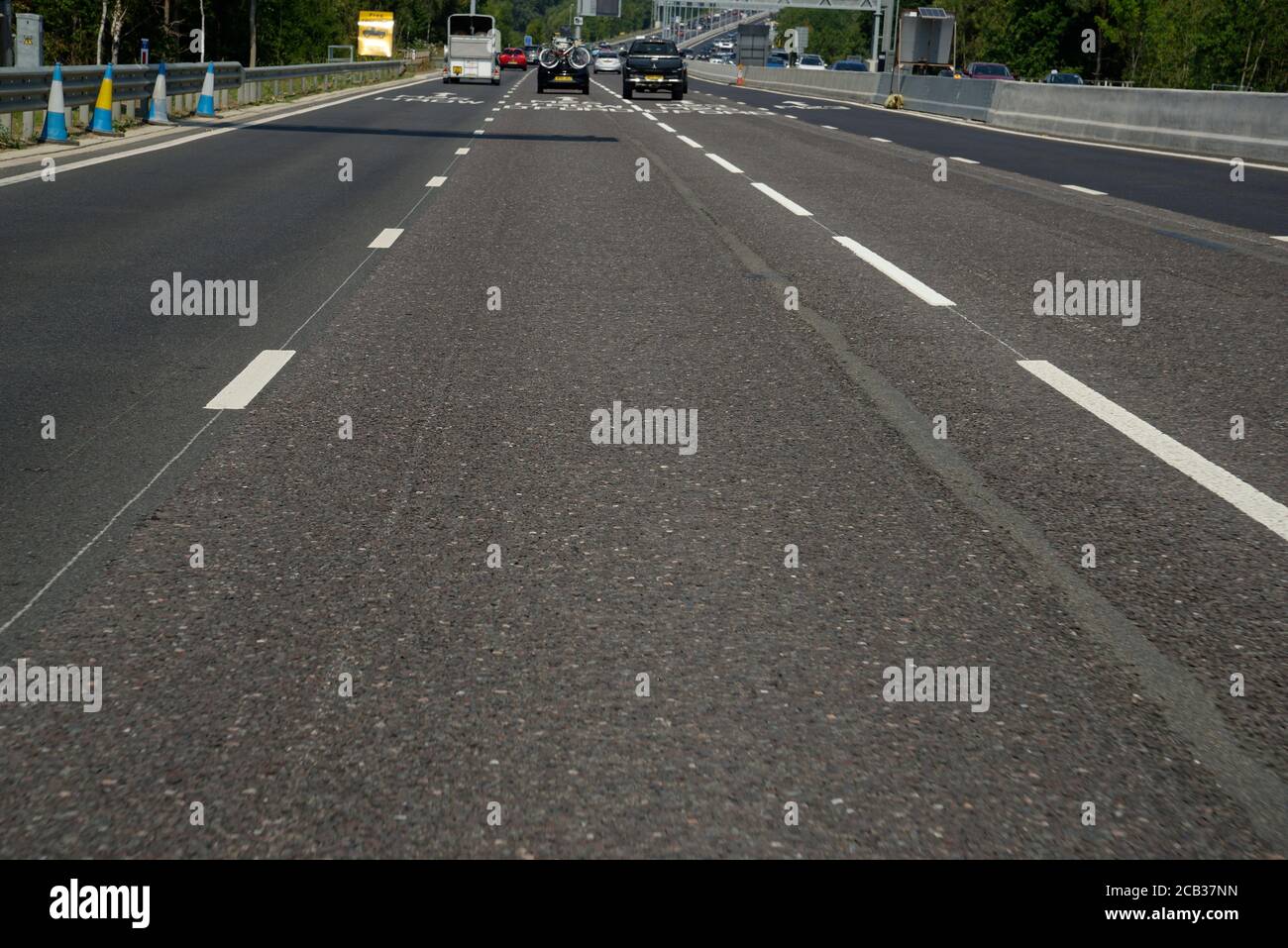 Four lane smart motorway images with room for text overlay. New M23 ...