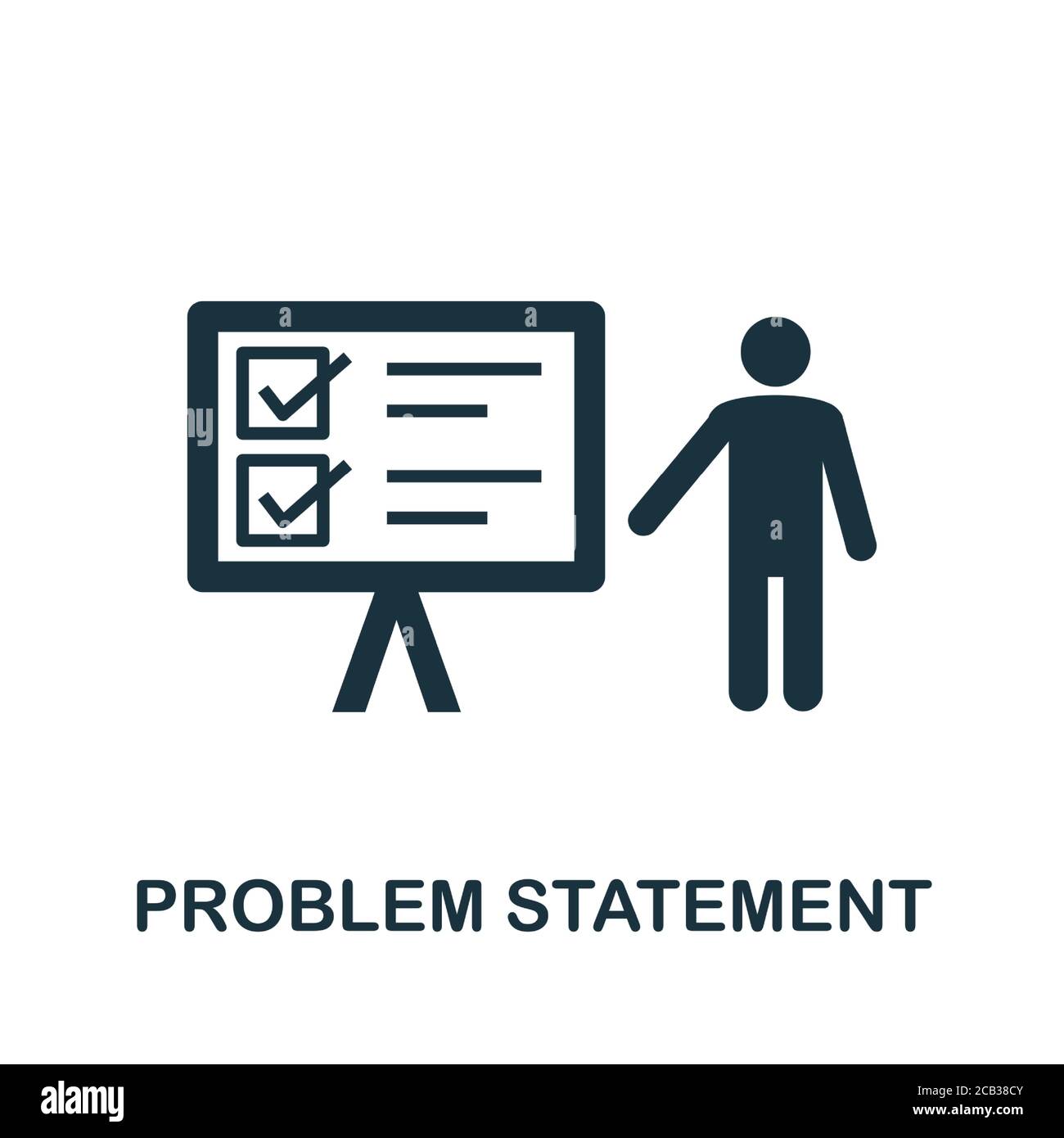Problem Statement icon. Simple element from business technology ...