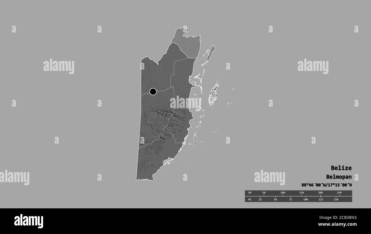 Map of corozal hi-res stock photography and images - Alamy