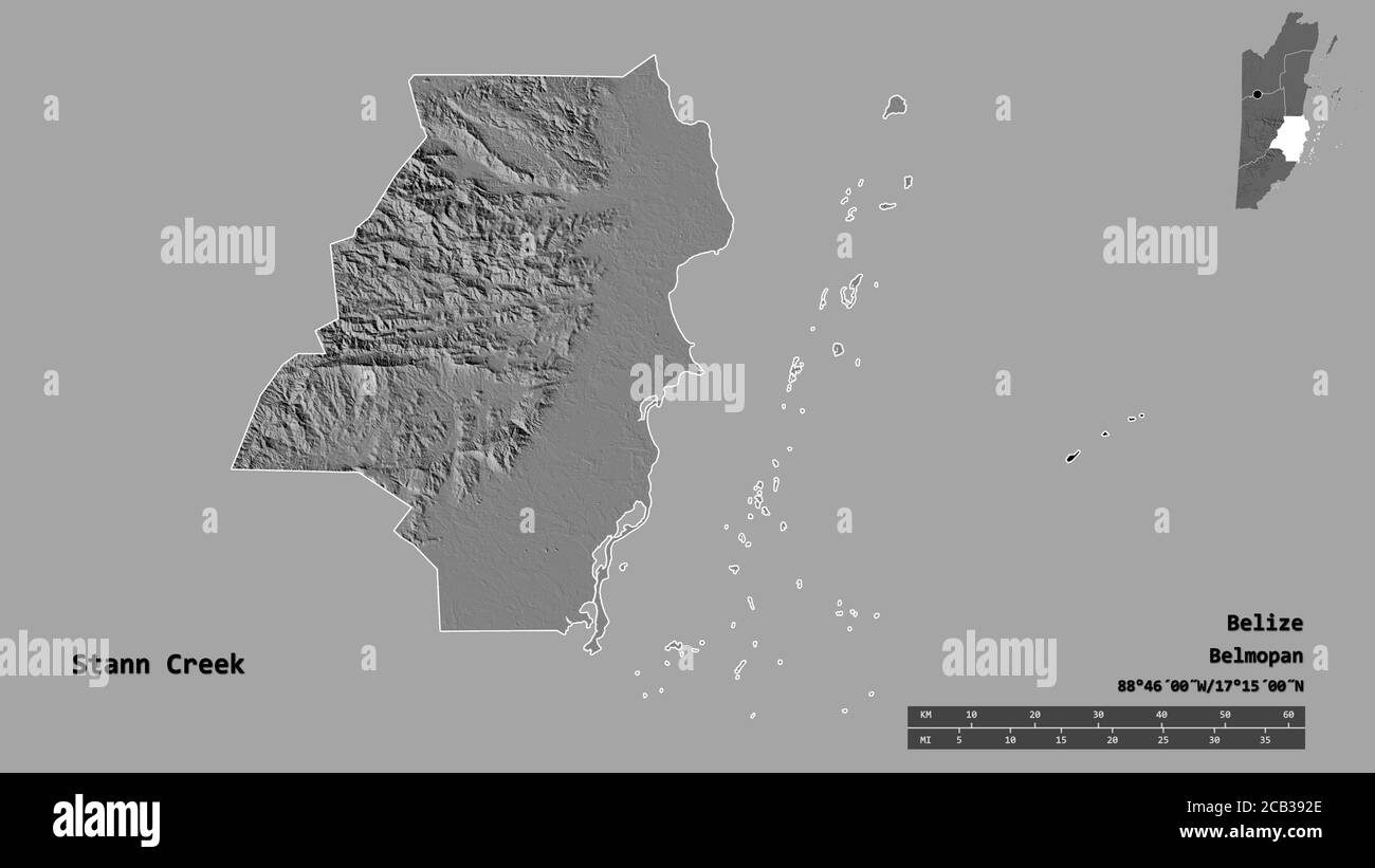 Stann creek district Black and White Stock Photos & Images - Alamy