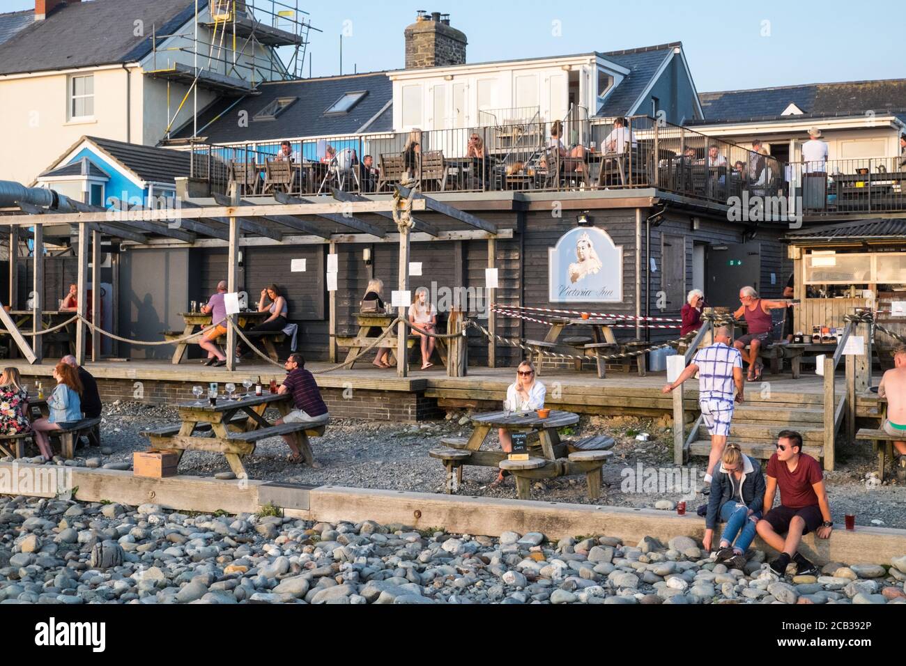 Borth west wales uk seaside rockpool beach hi-res stock photography and ...