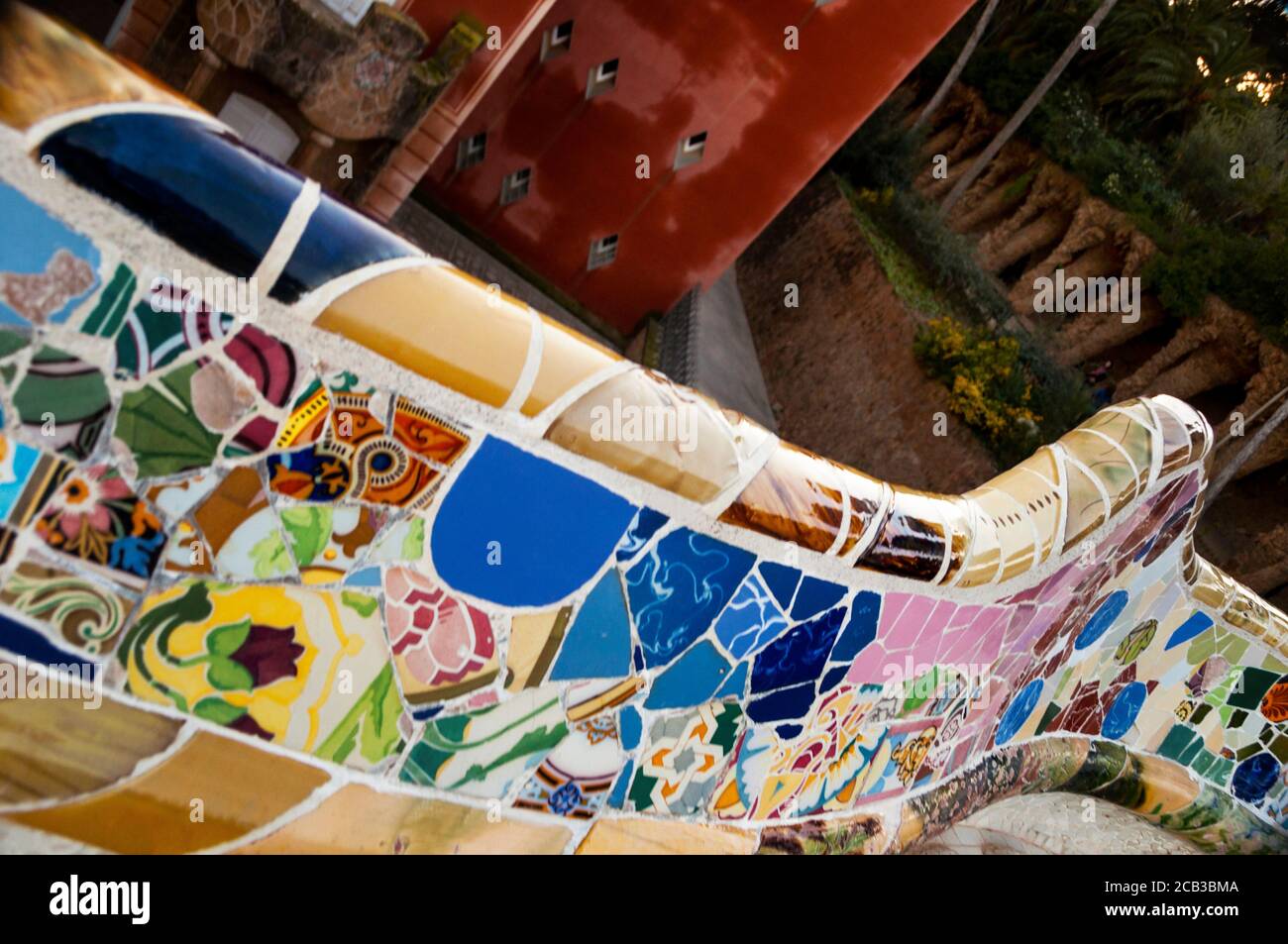 Gaudi benches hi-res stock photography and images - Alamy