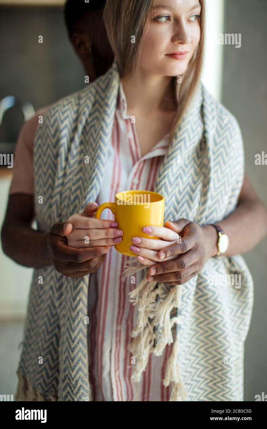 Two black women hugging each other hi-res stock photography and images ...