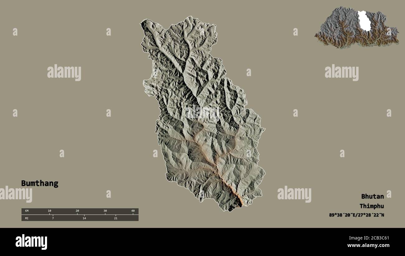 Topographic map of bhutan hi-res stock photography and images - Alamy
