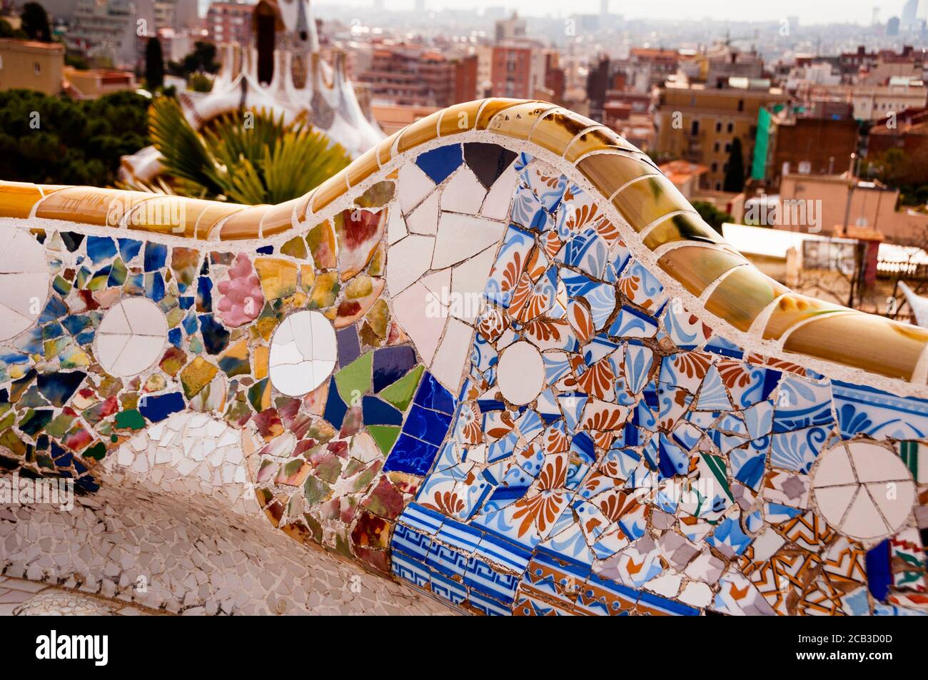 Gaudi Park Guell Bench