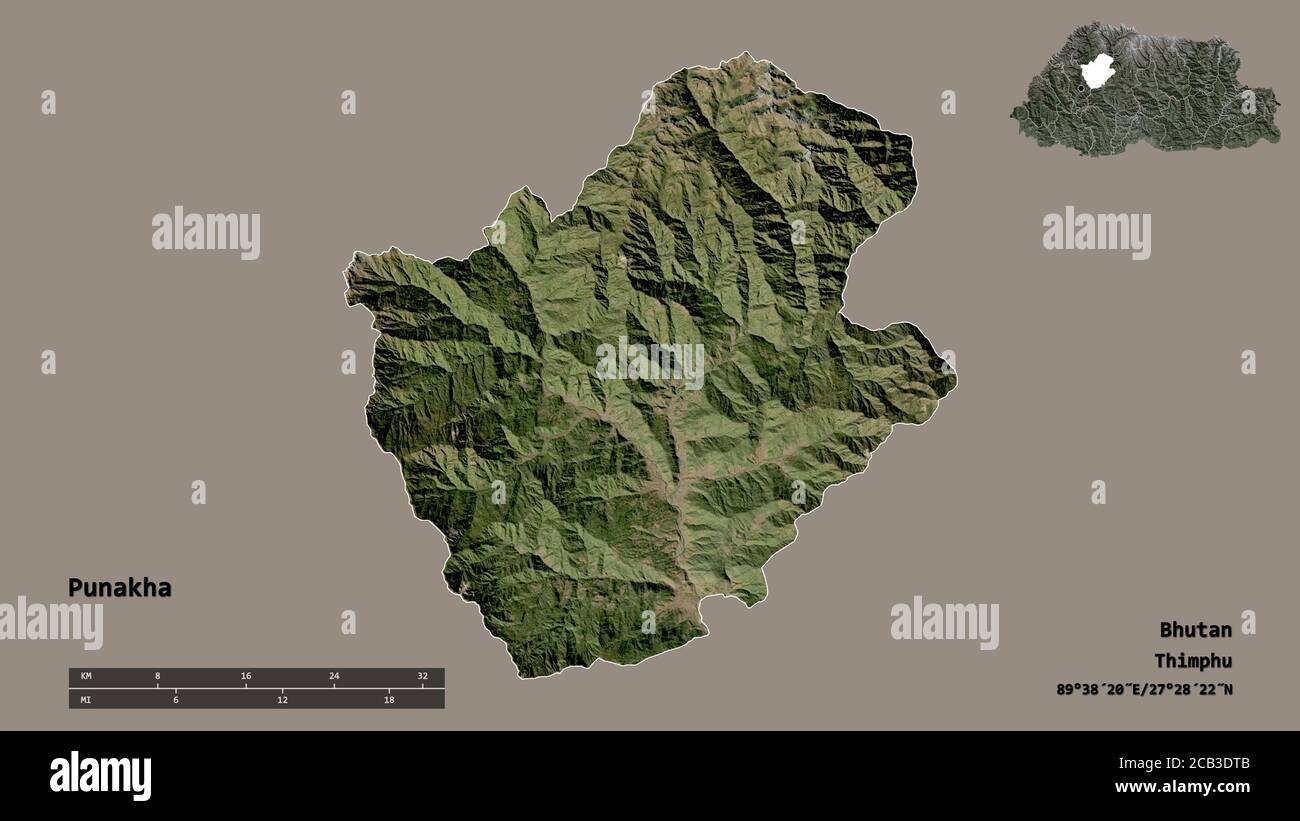 Punakha map hi-res stock photography and images - Alamy