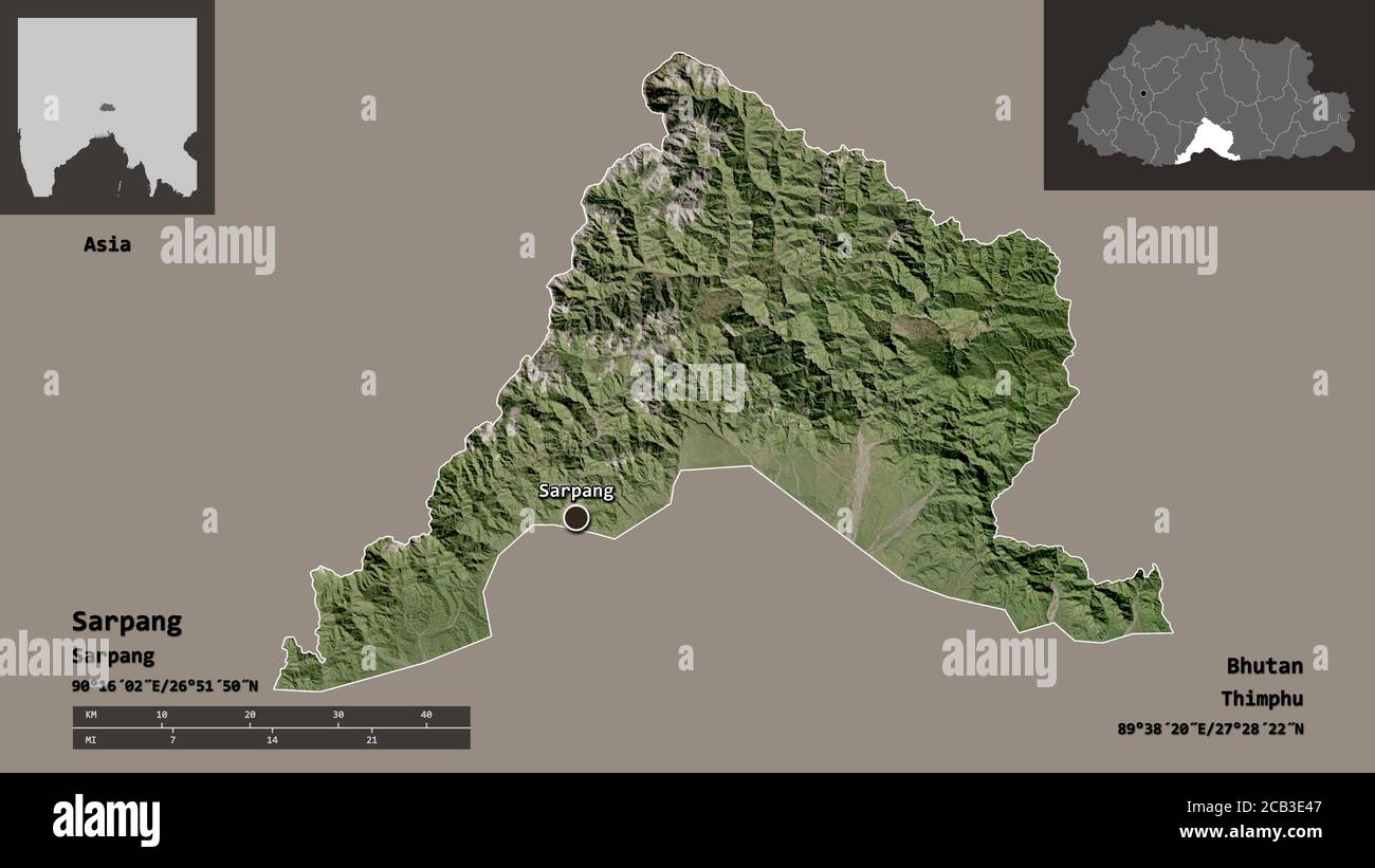 Sarpang district bhutan satellite hi-res stock photography and images ...