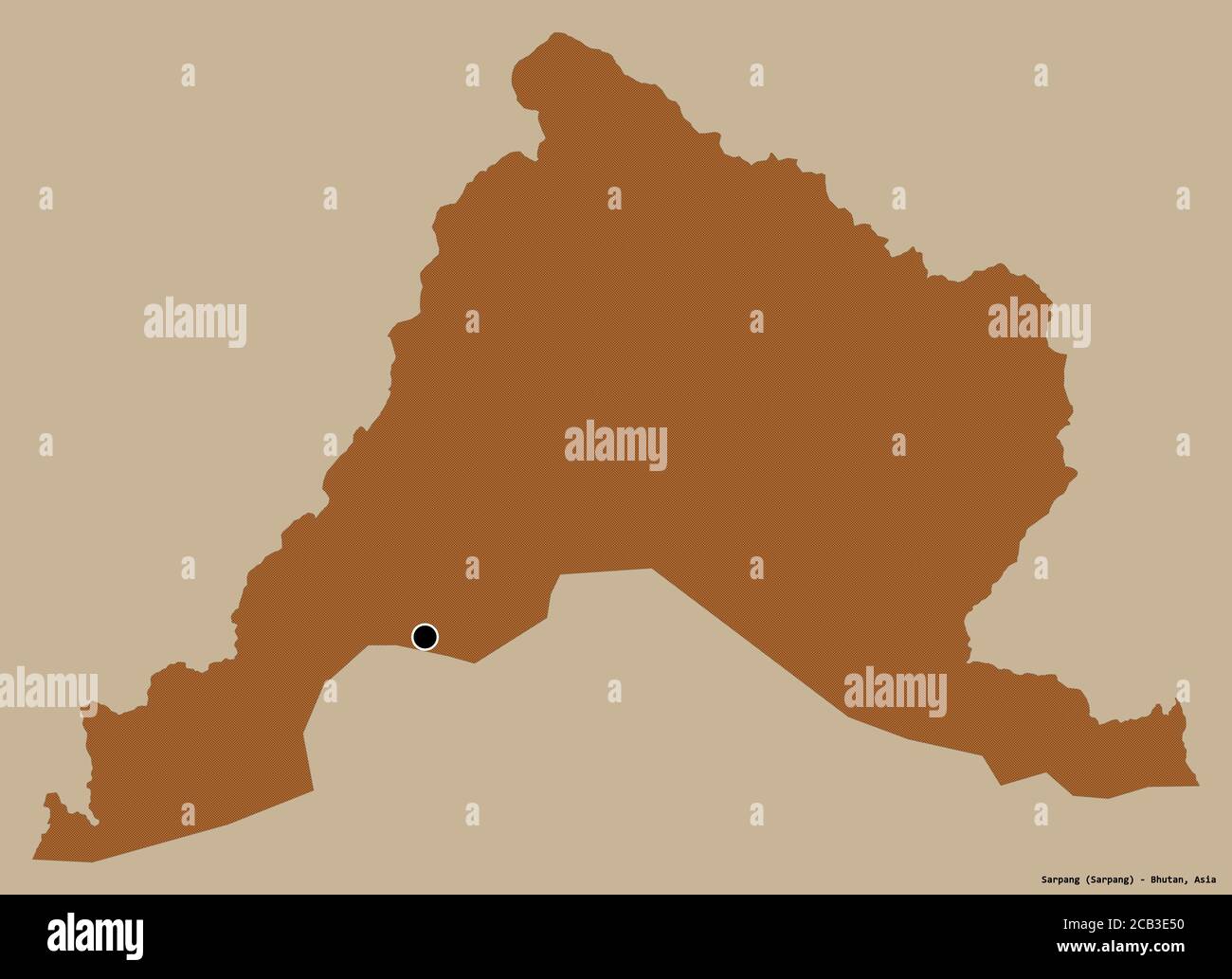Map of sarpang hi-res stock photography and images - Alamy