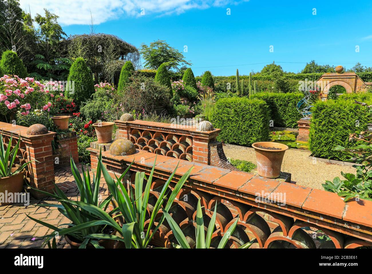 East Ruston Old Vicarage Garden, East Ruston, Norfolk, England, UK Stock Photo - Alamy