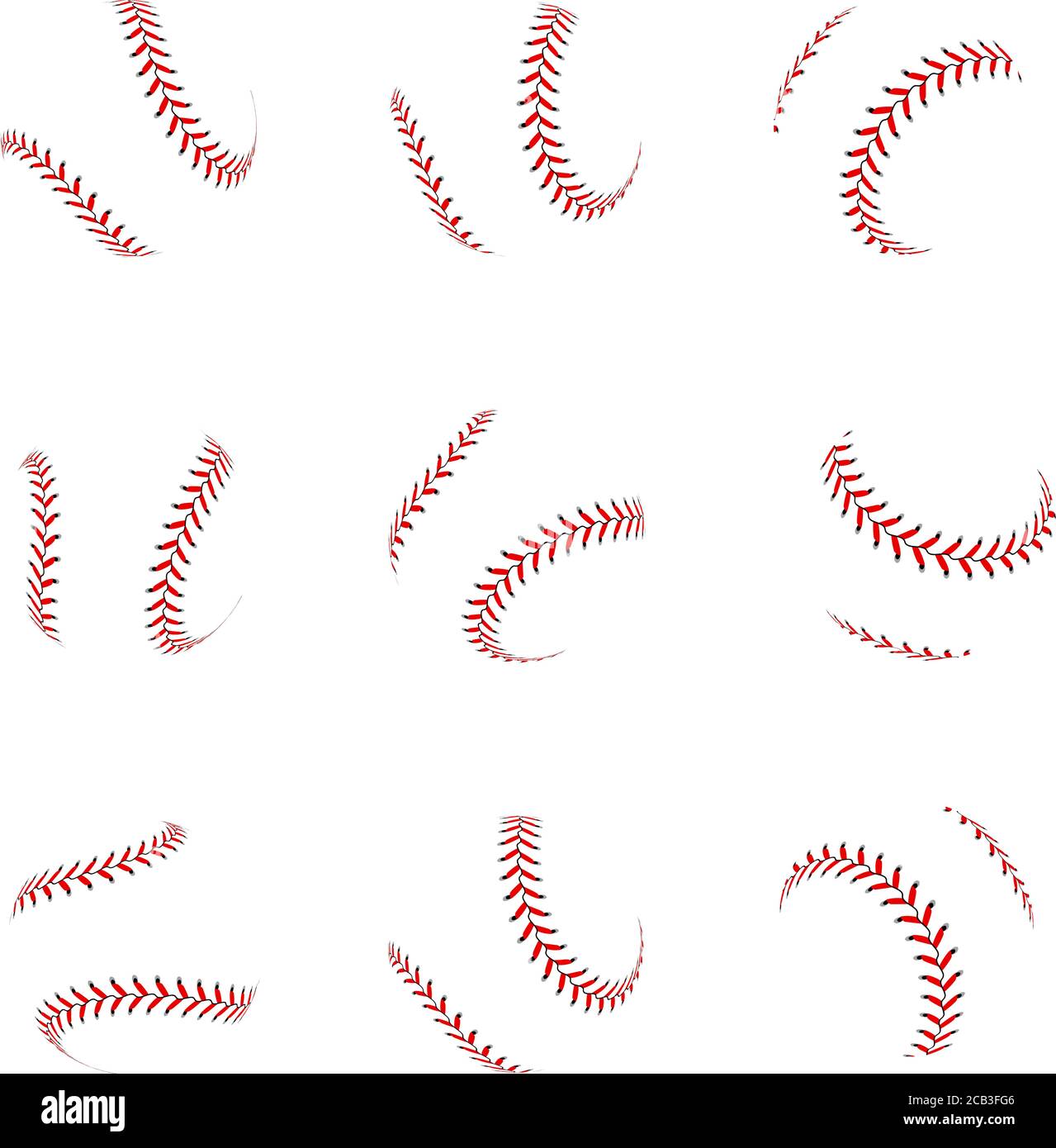 Baseball ball vector set on white background Stock Vector Image & Art ...