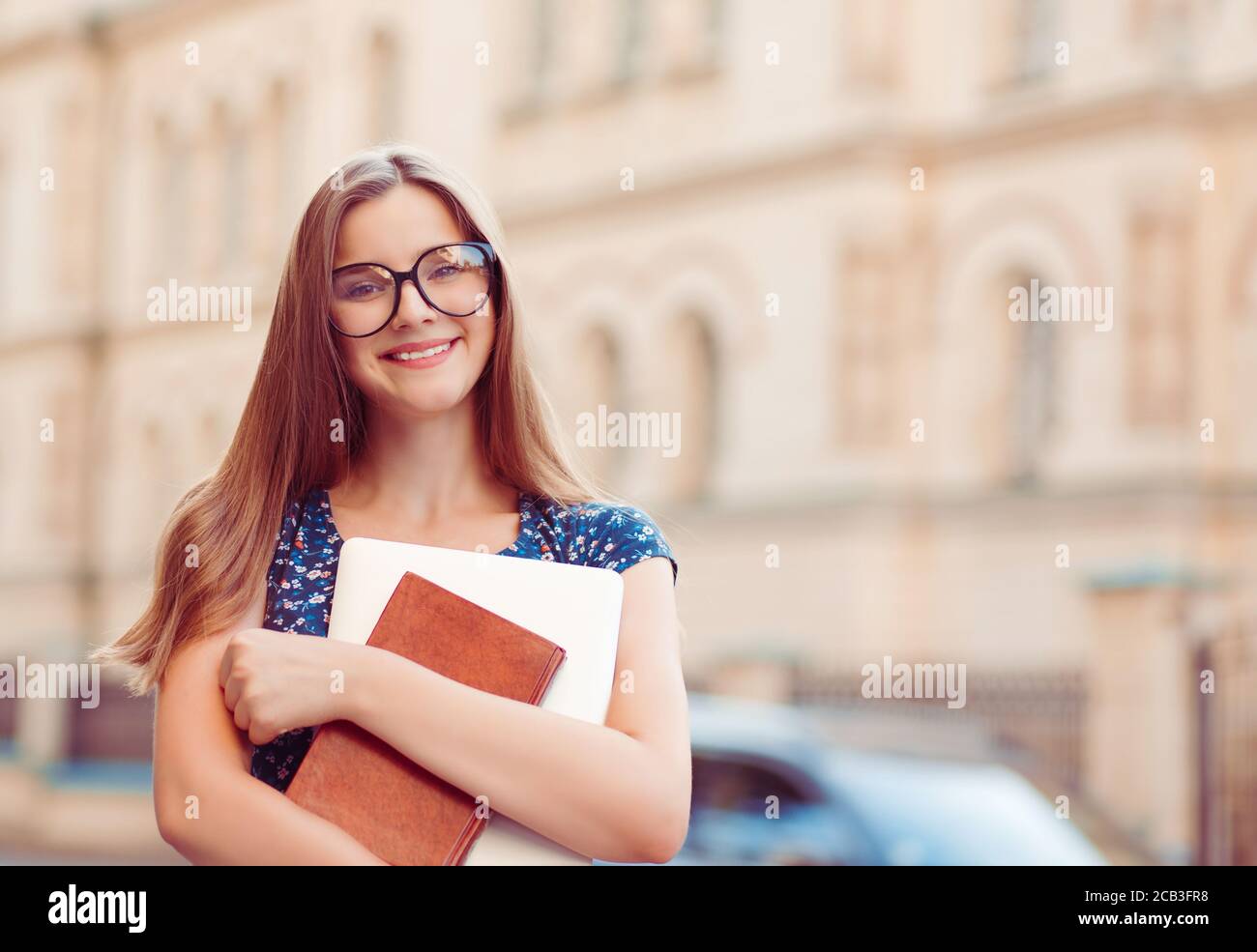 Happy student. Closeup portrait headshot professional beautiful ...