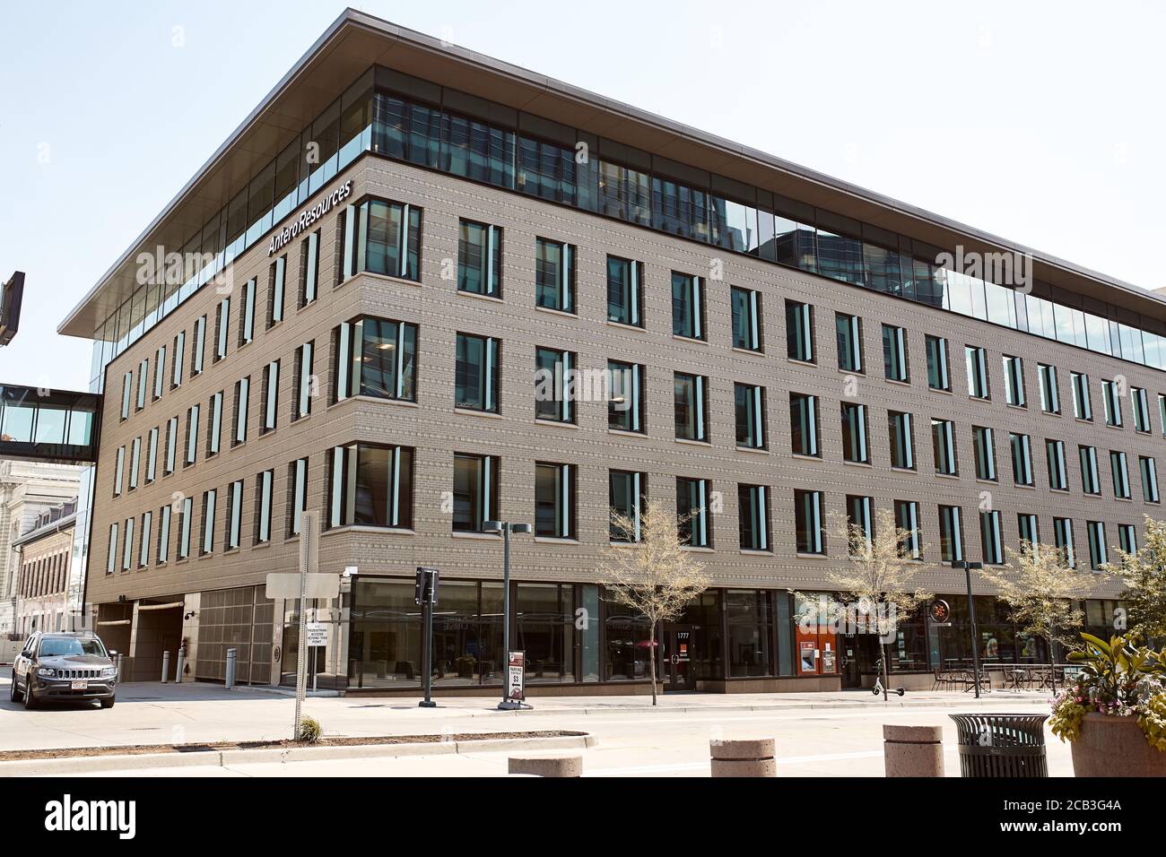 Denver, Colorado - August 4th, 2020: Modern high-rise buildings in ...