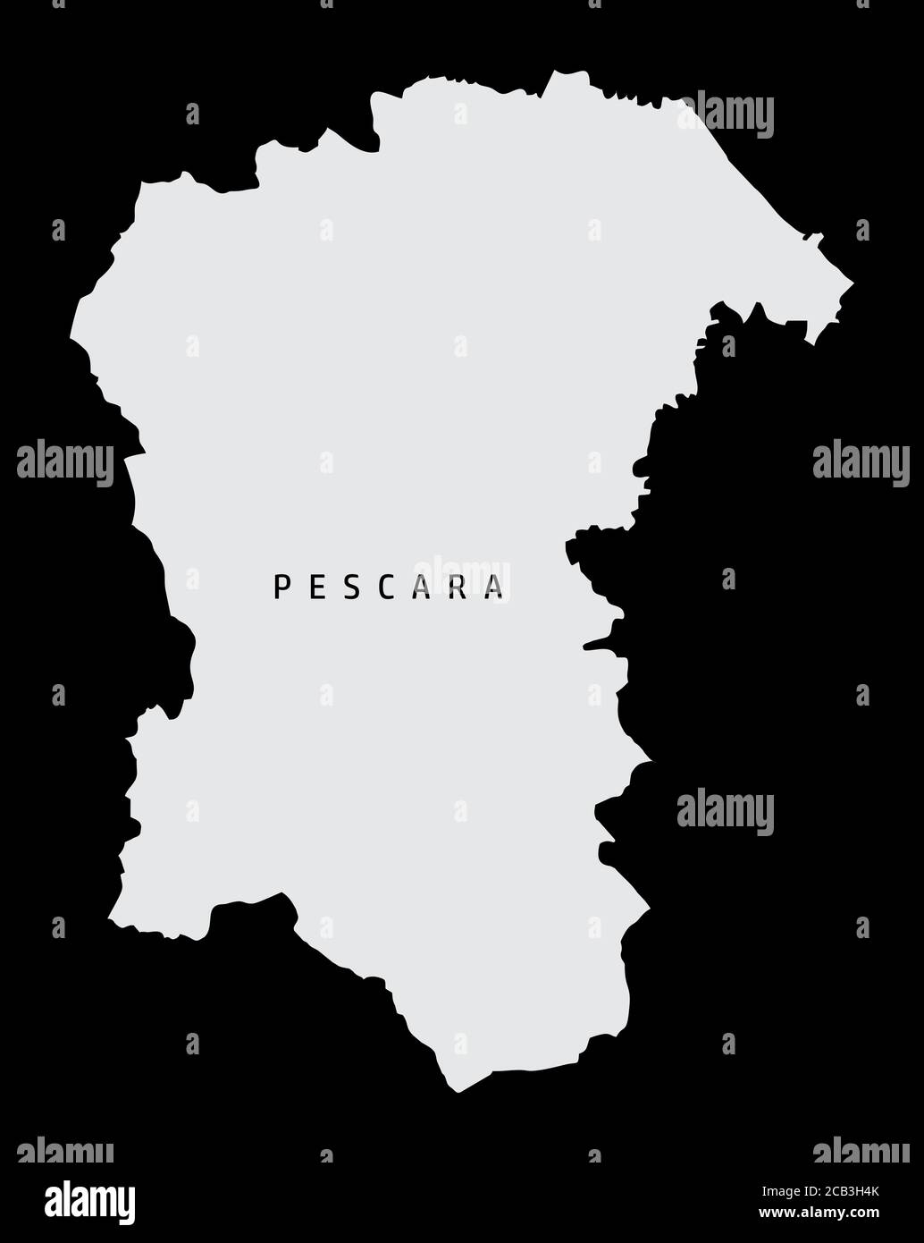 Map of pescara hi-res stock photography and images - Alamy