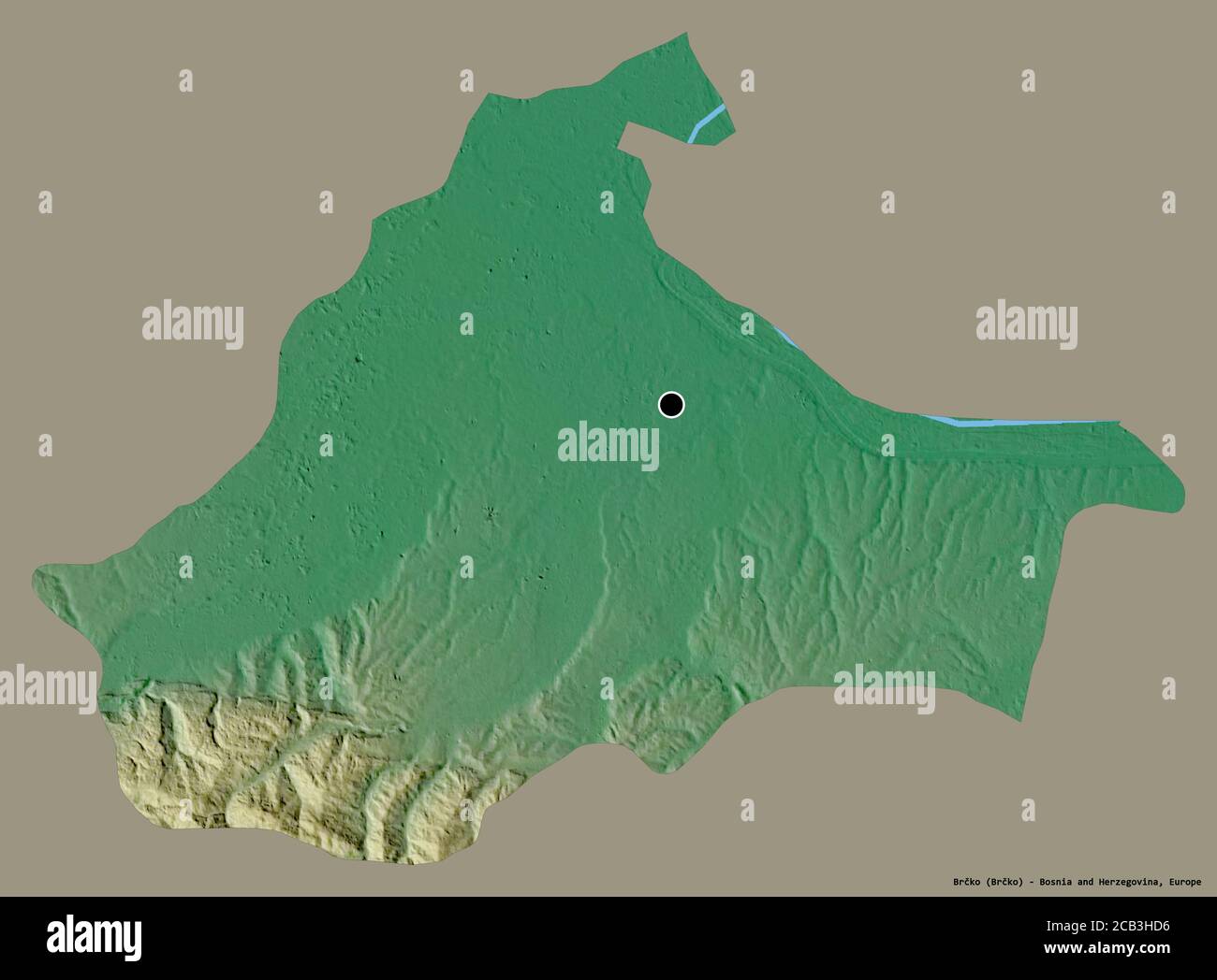 Brcko bosnia map hi-res stock photography and images - Alamy