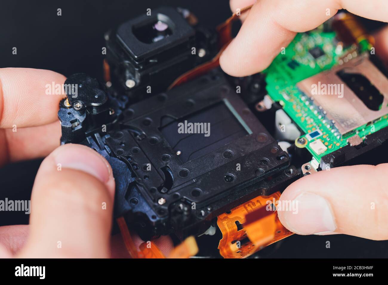 Camera shutter part. Electronic shutter device component of electronic ...