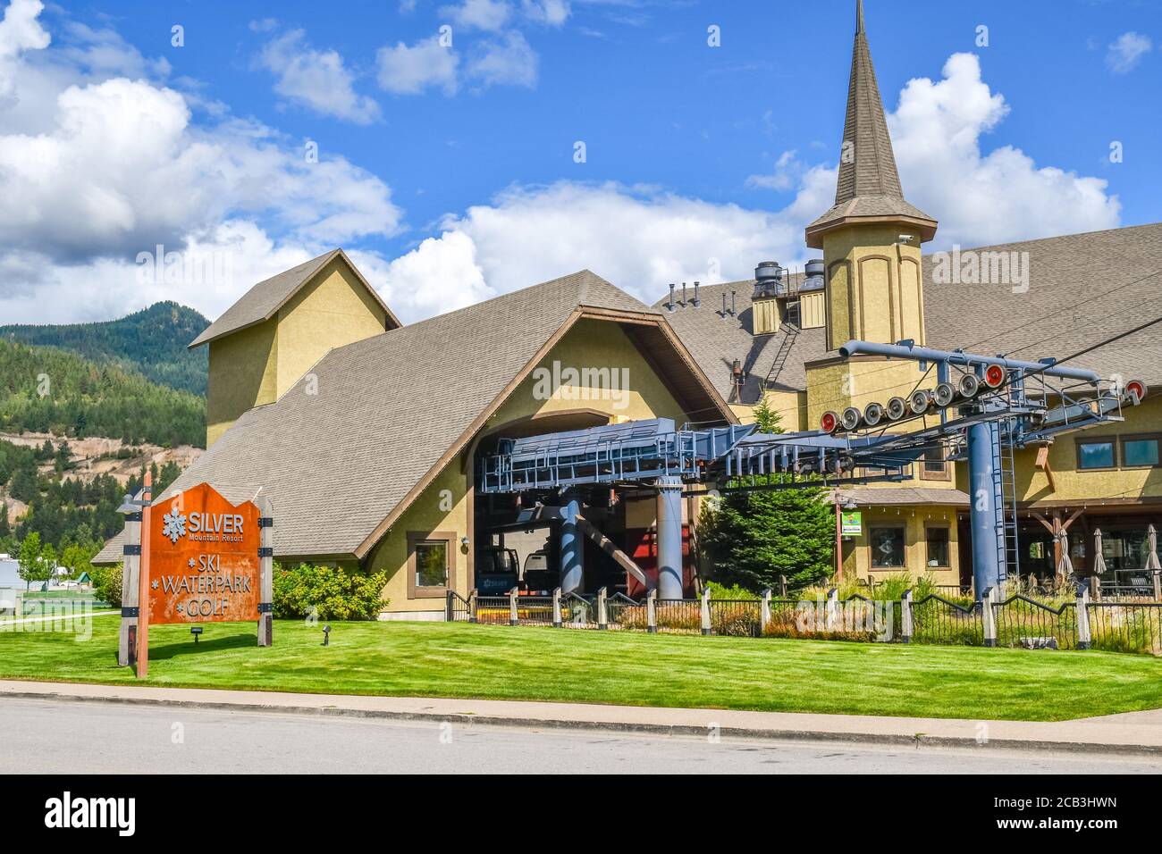 Silver mountain resort hi-res stock photography and images - Alamy