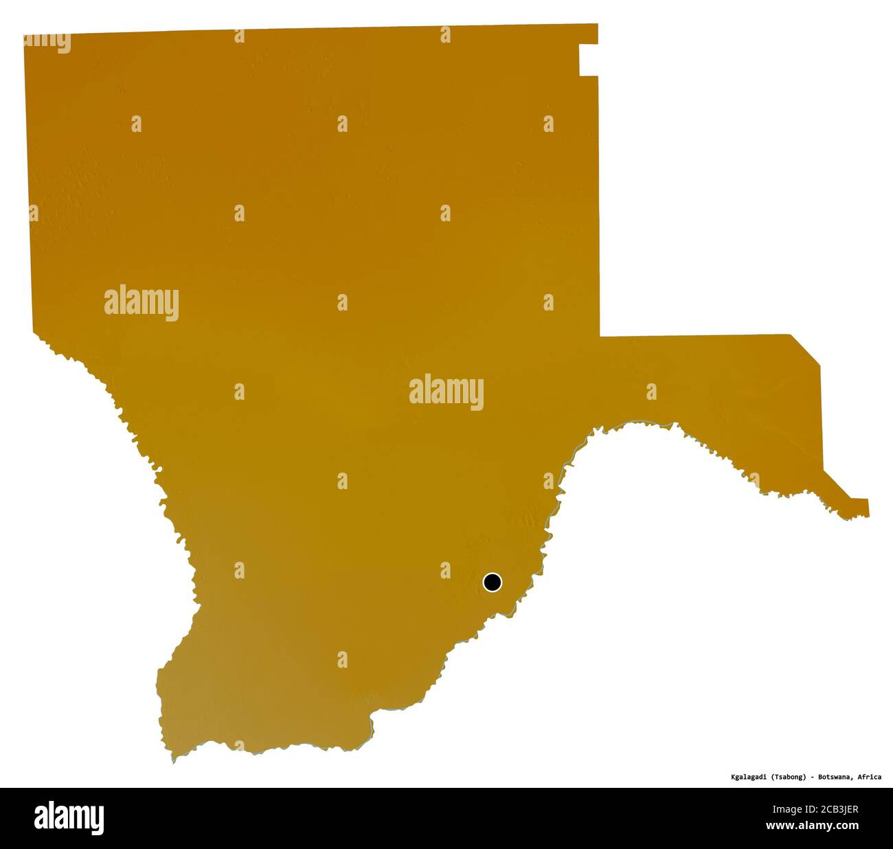 Botswana relief map hi-res stock photography and images - Alamy