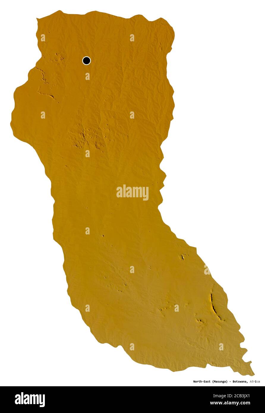 Botswana relief map hi-res stock photography and images - Alamy