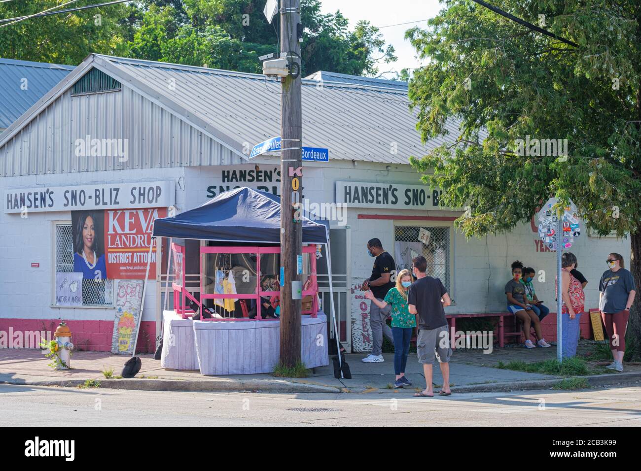 New Orleans, Louisiana/USA - 8/8/2020: Hansen's Sno-Bliz Snowball Shop ...