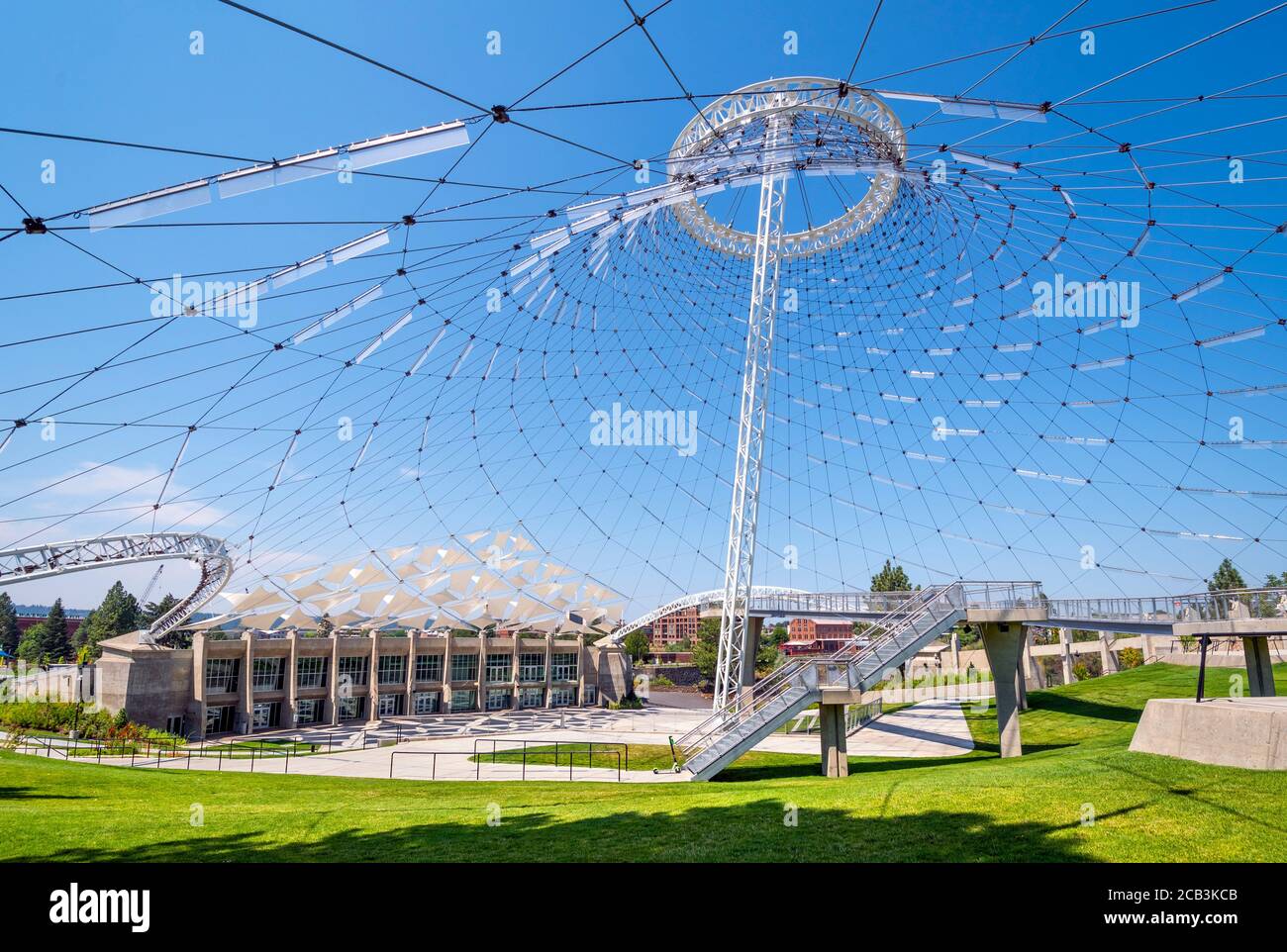Inside the Spokane Pavilion at Riverfront Park in downtown Spokane ...