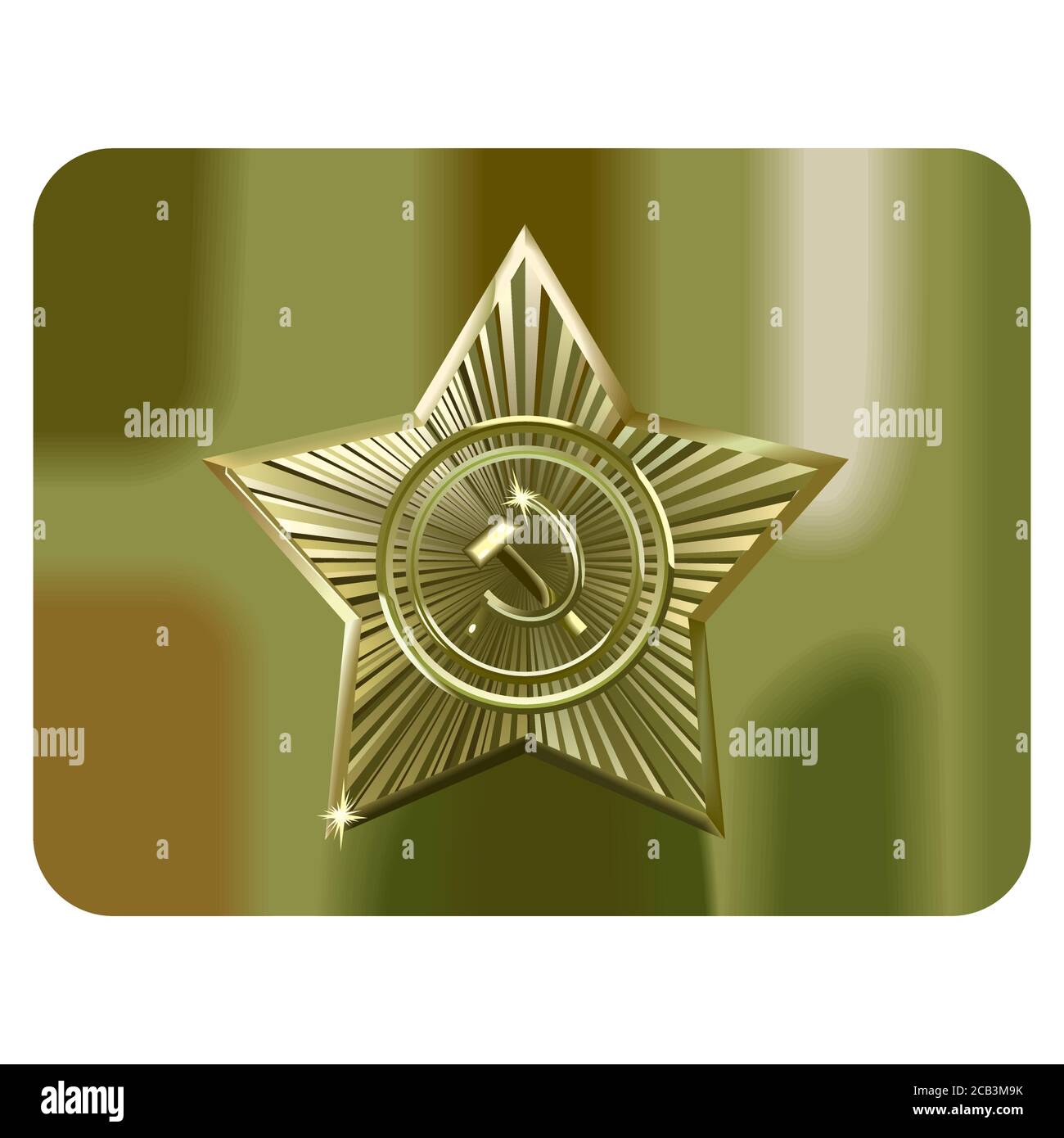 Belt buckle with a gold star. Military clothing of soldiers of the ...