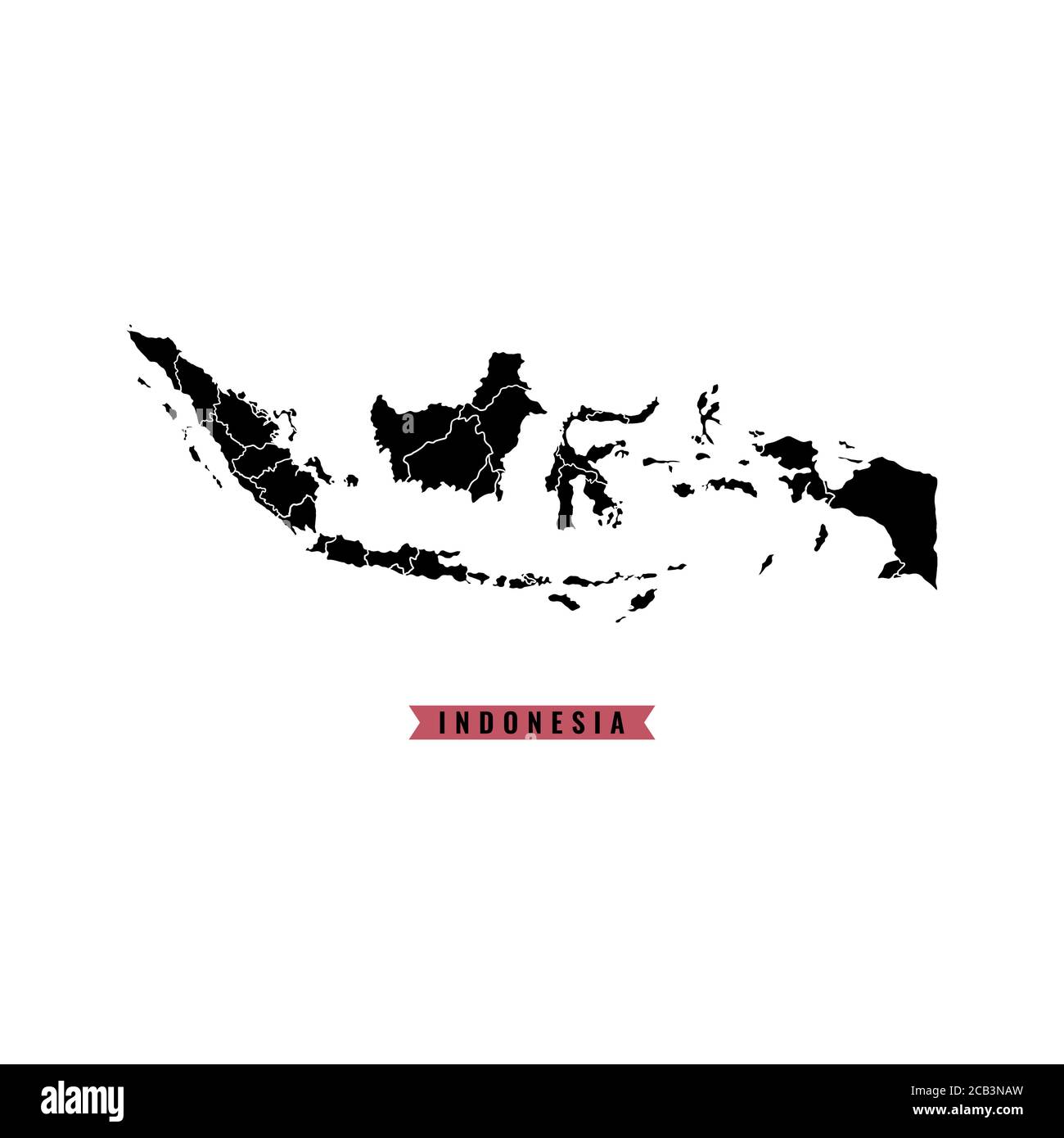 Indonesian map vector design template illustration Stock Vector Image ...