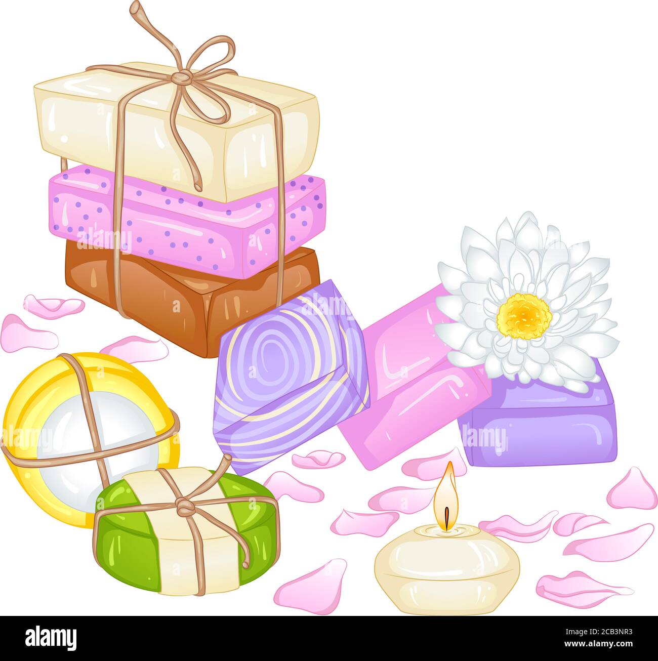 Various soaps Stock Vector Images - Alamy