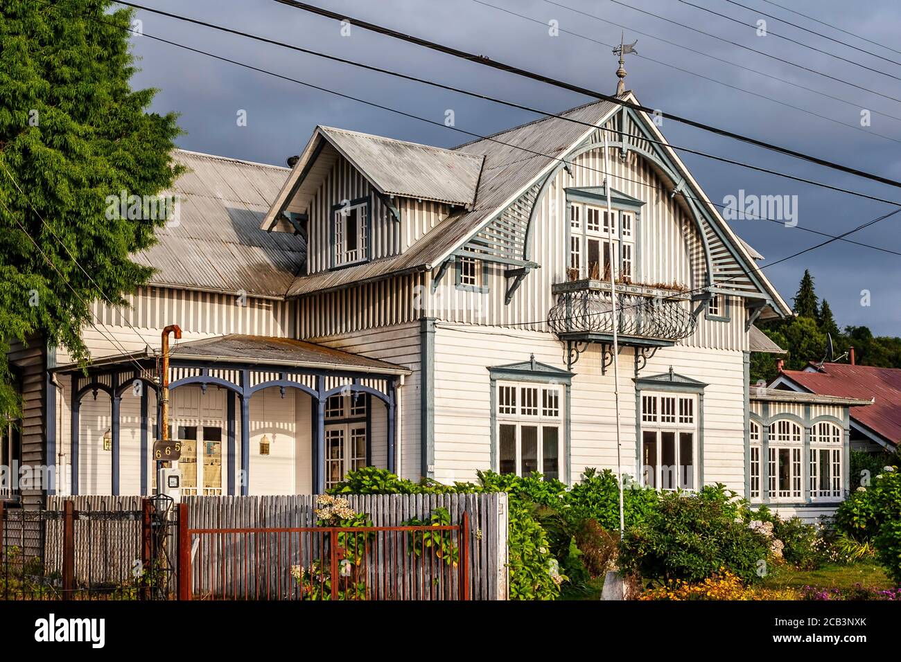 German architecture, Frutillar, Lake District, Chile Stock Photo - Alamy