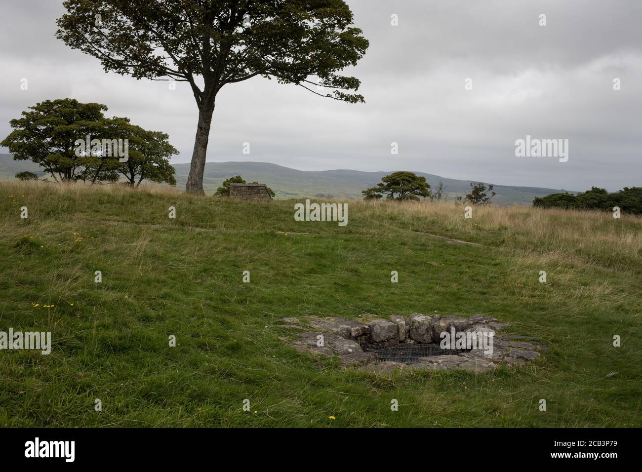 Bar Hill fort area of the Roman-era Antonine Wall, near Twechar ...