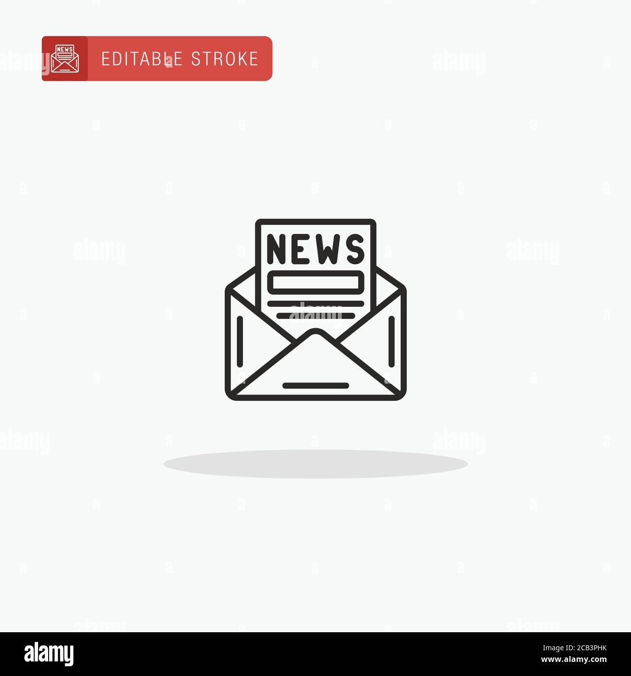 Envelope icon vector. Envelope icon for presentation Stock Vector Image ...