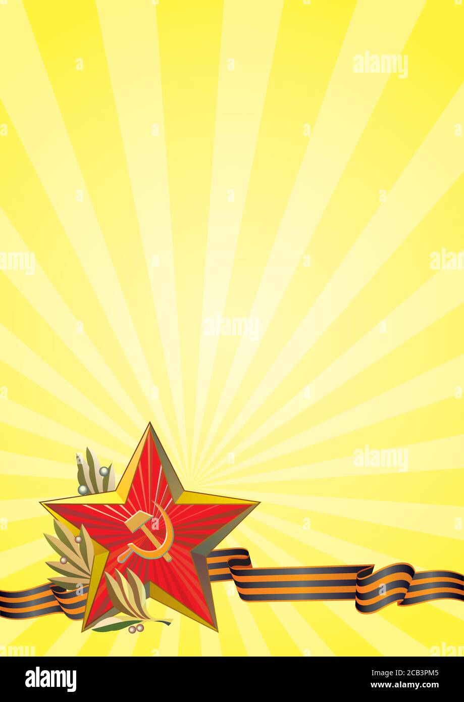 Russian orange and black ribbon Stock Vector Images - Alamy